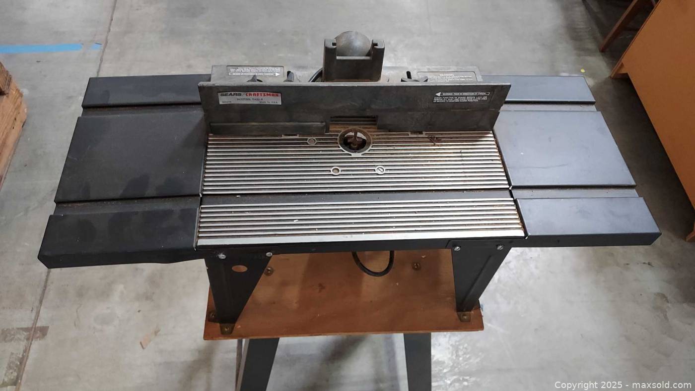 Sears Craftsman Router Table | Maxsold