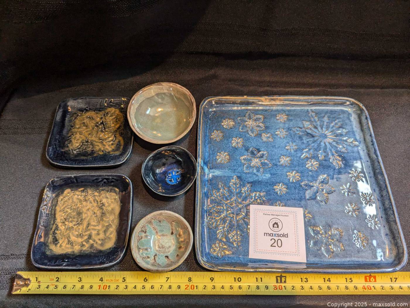 Martha Jack studio pottery trays and bowls | Maxsold