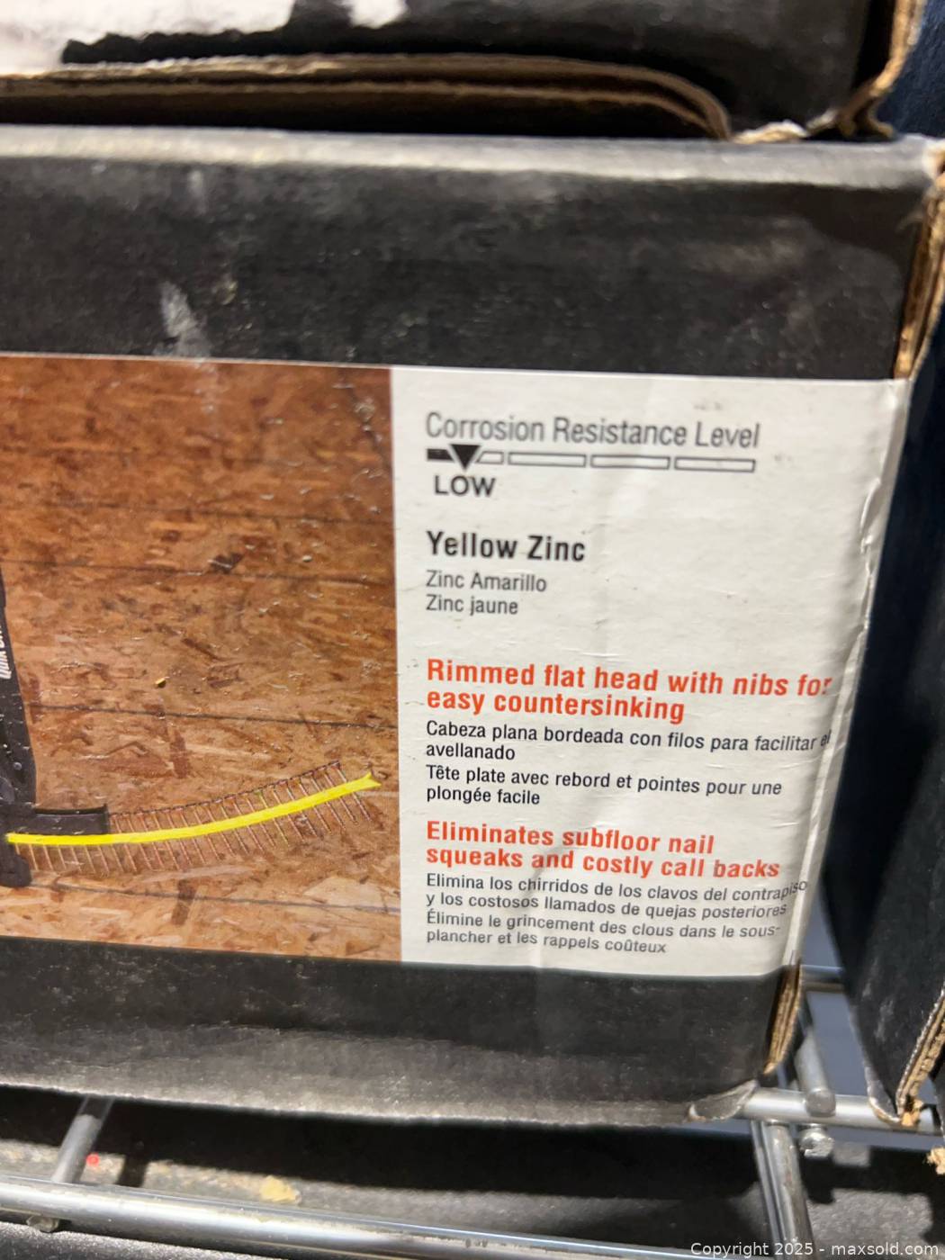 Simpson Strong-Drive WSV134S Subfloor Screws, 4 Boxes | Maxsold