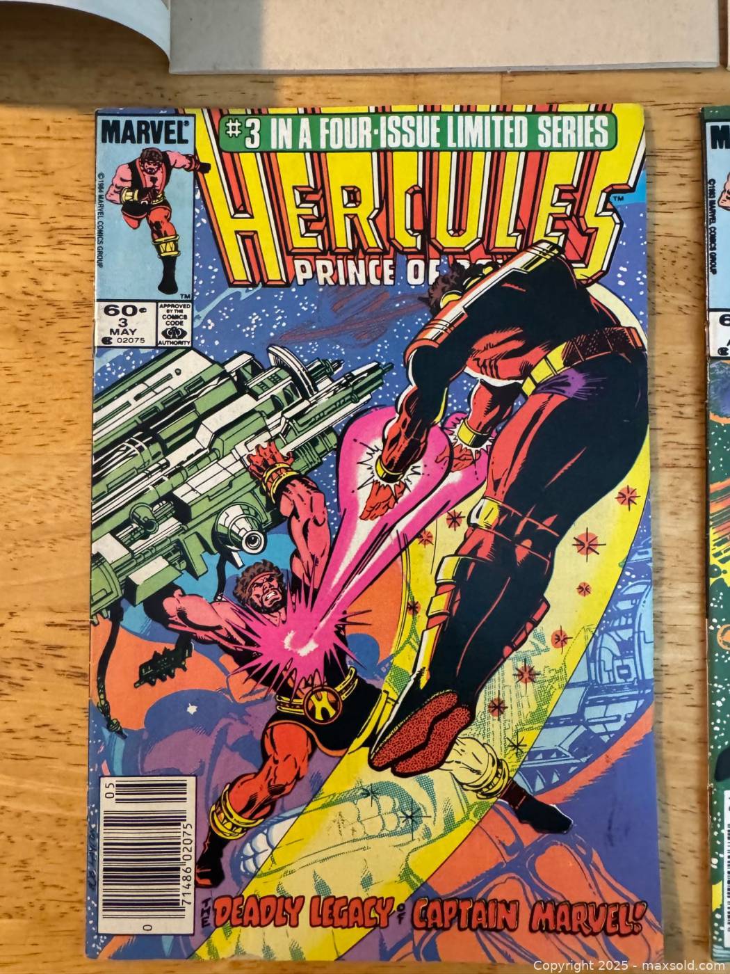 1984 Marvel Hercules Prince of Power four-issue comics set | Maxsold