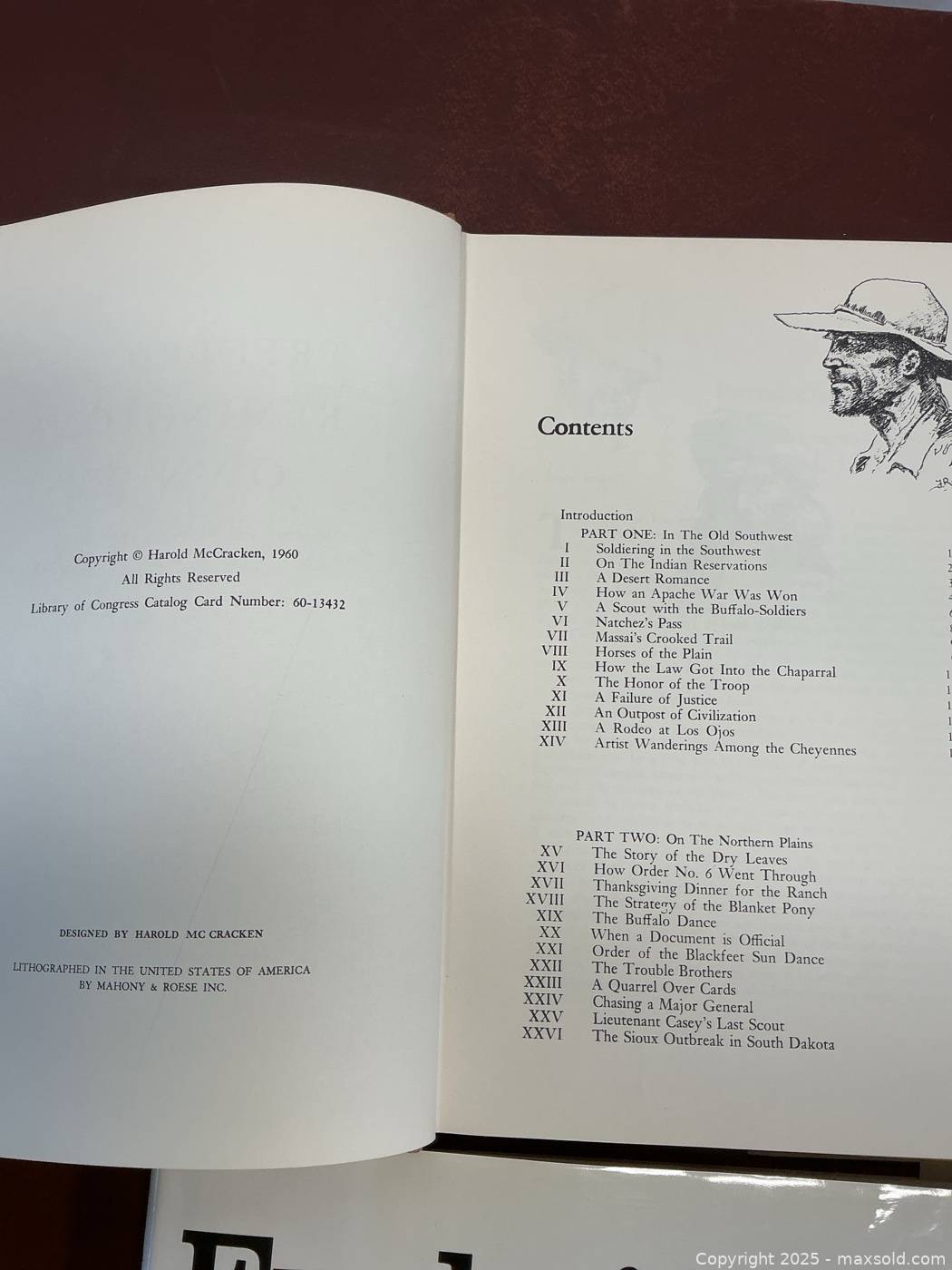 Frederick Remington Cheyenne bronze sculpture with two Remington ...
