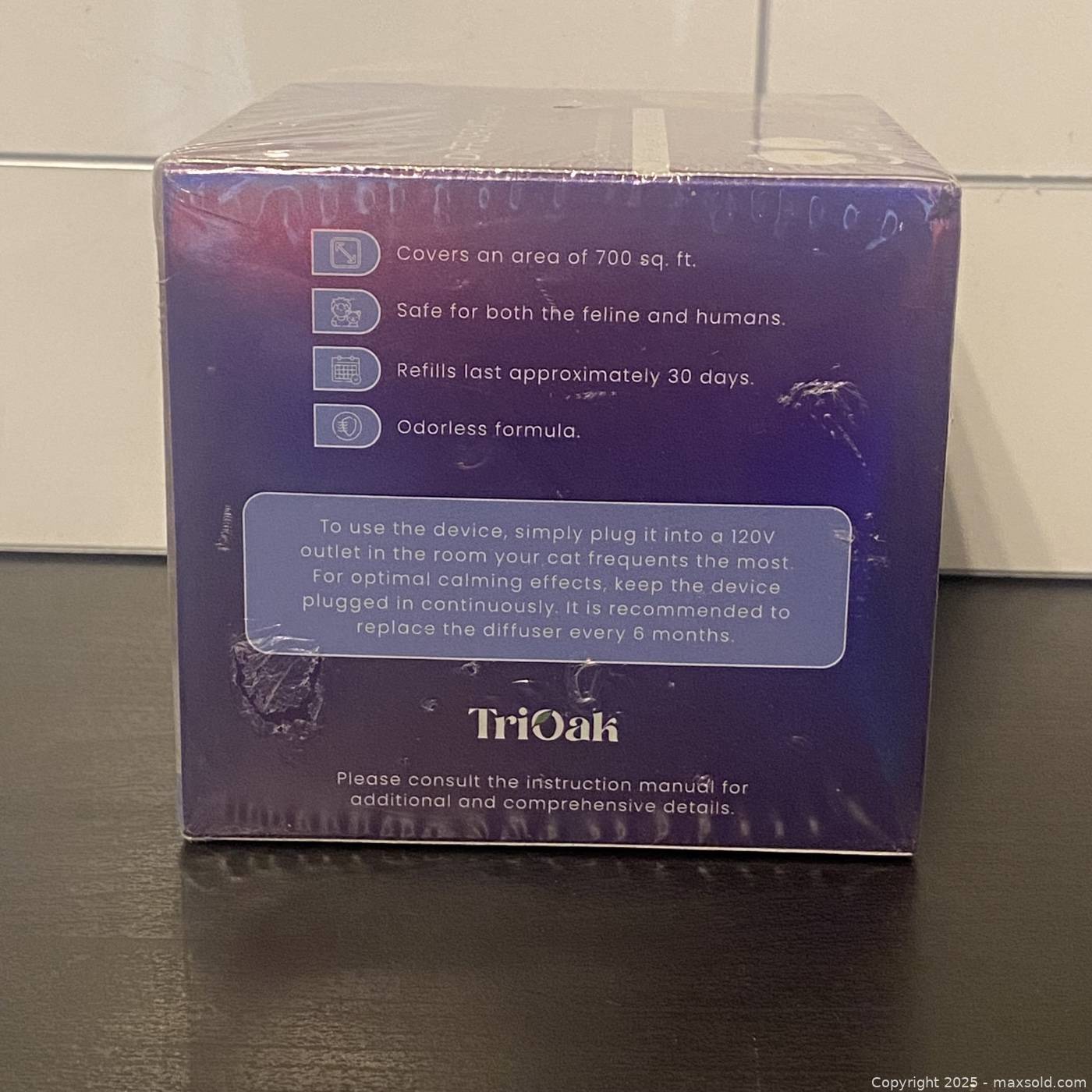 TriOak Calming Pheromone Diffuser Kit 2-Pack | Maxsold