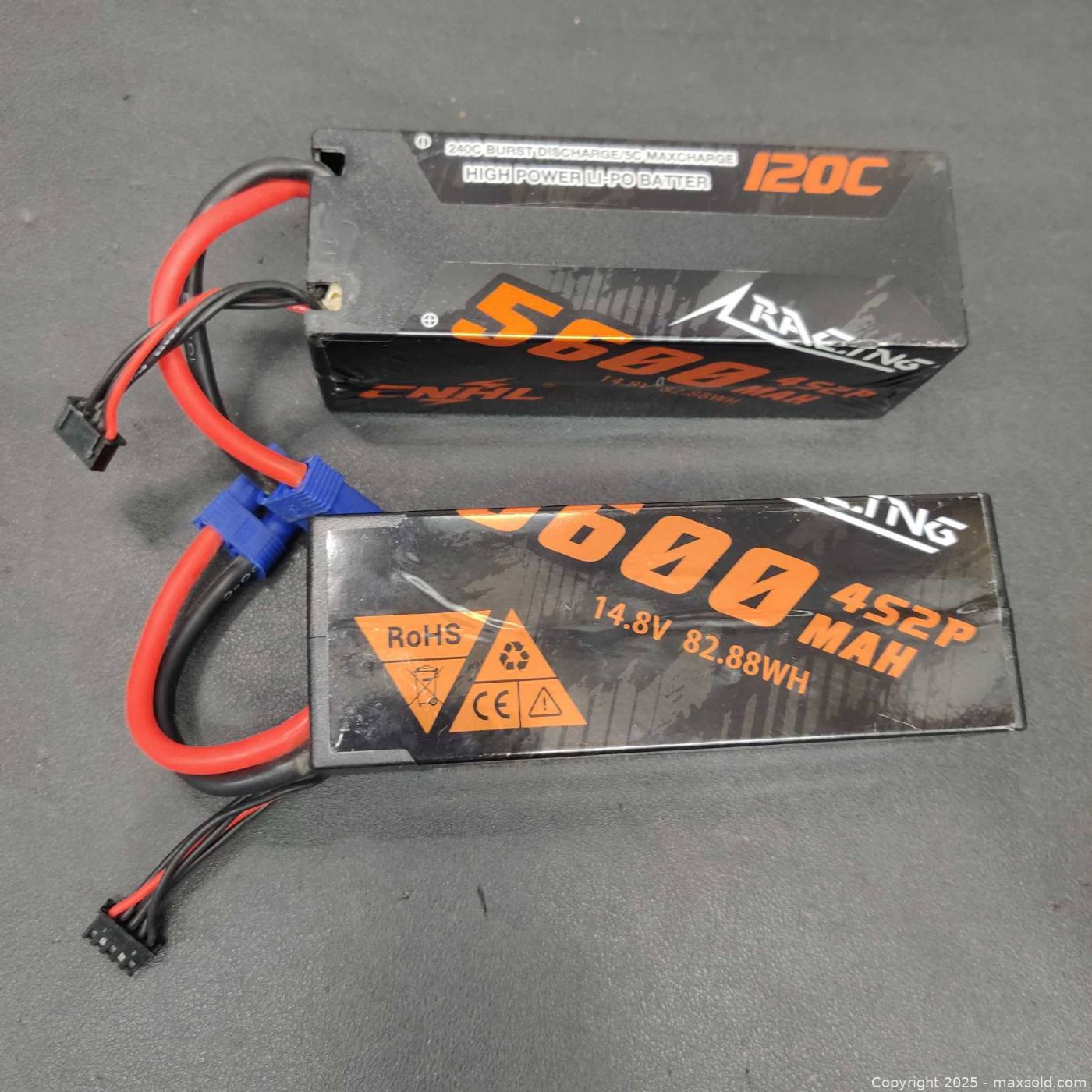 Pair 5600mAh 14.8V LiPo Batteries | Maxsold