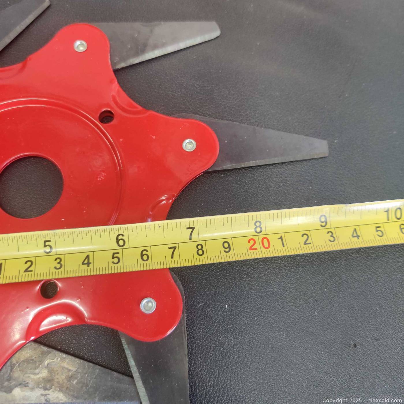 Steel Trimmer Head With Six Double-Sided Blades | Maxsold