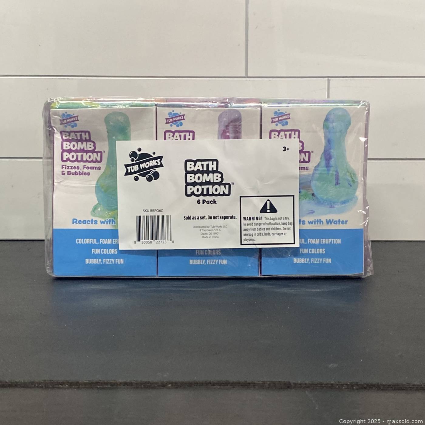 Tub Works Bath Bomb Potion 6-pack | Maxsold