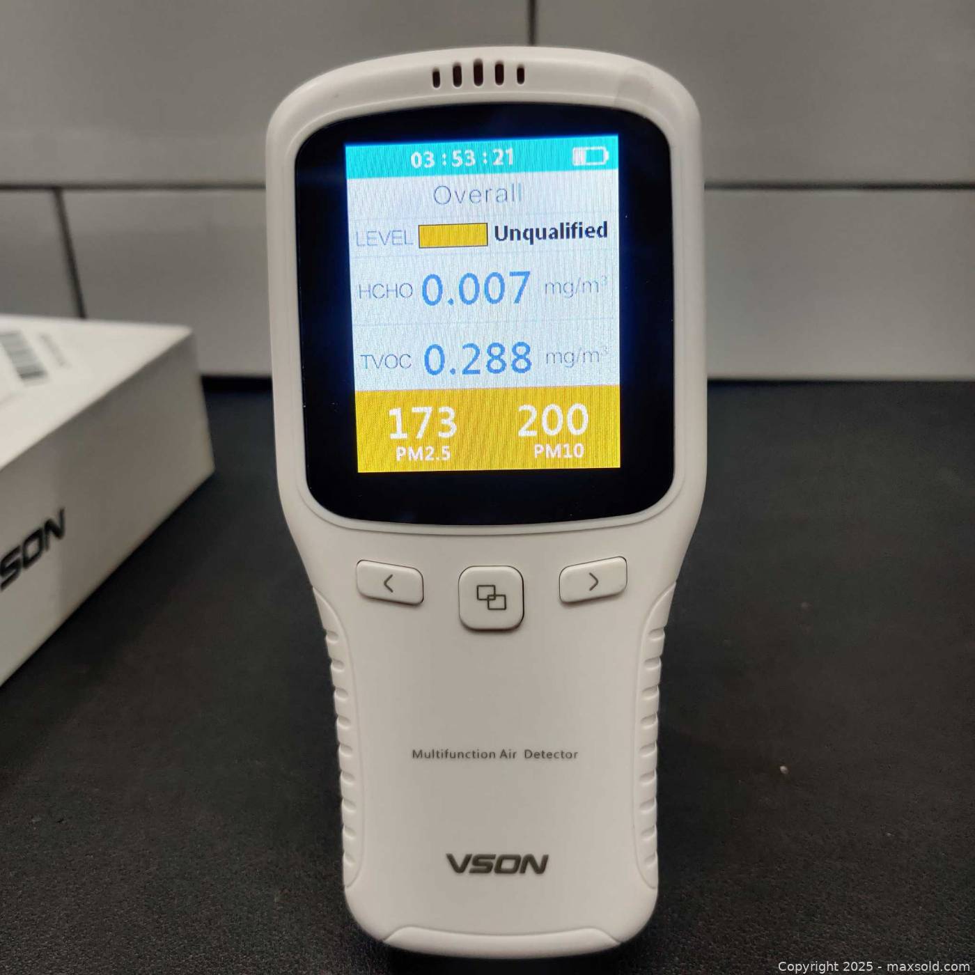 VSON multifunction air quality detector | Maxsold