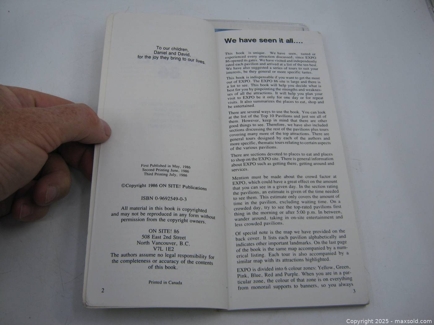 Expo 86 site map and booklet | Maxsold