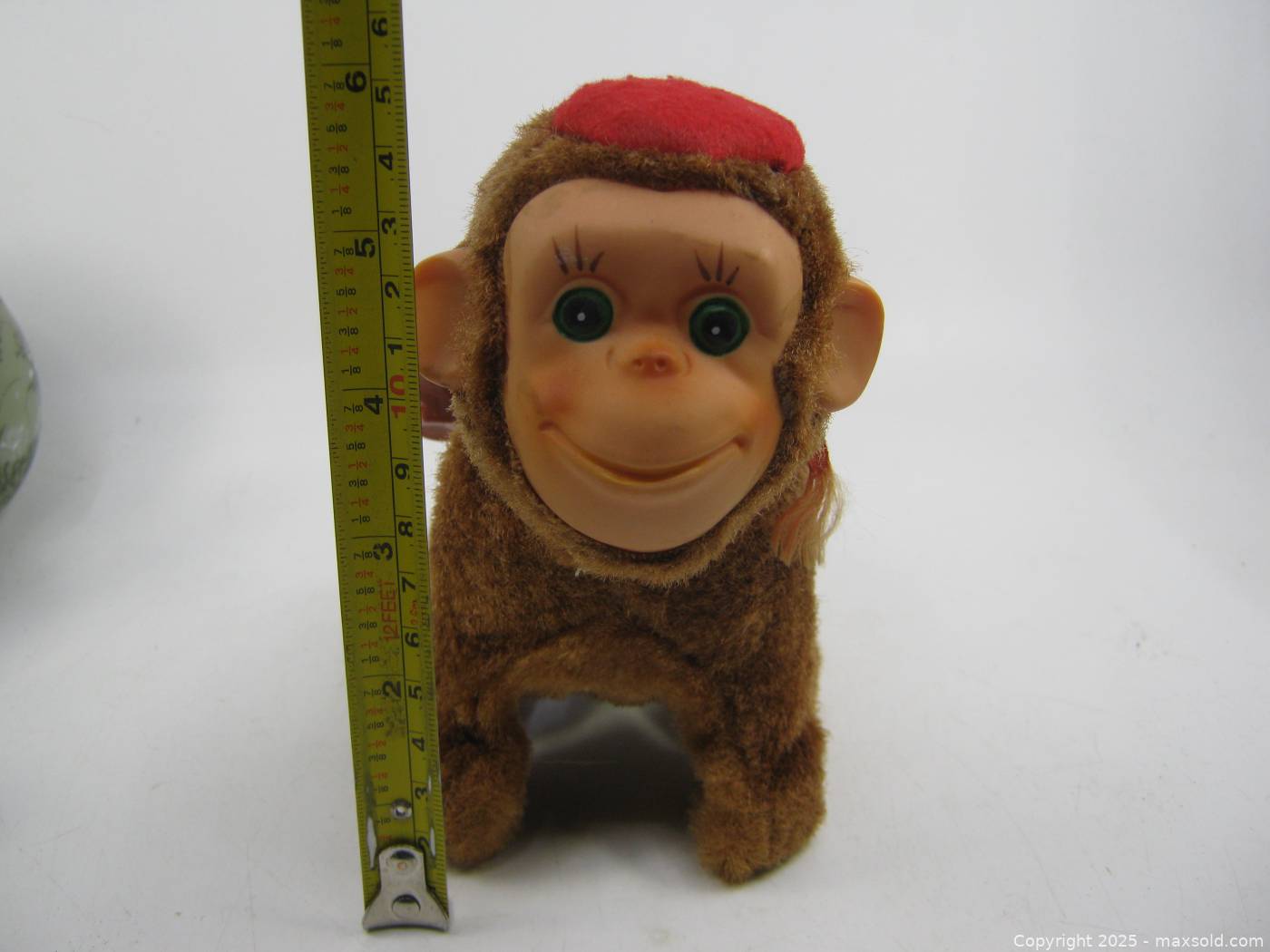 Japanese Wind-Up Plush Monkey Toy | Maxsold