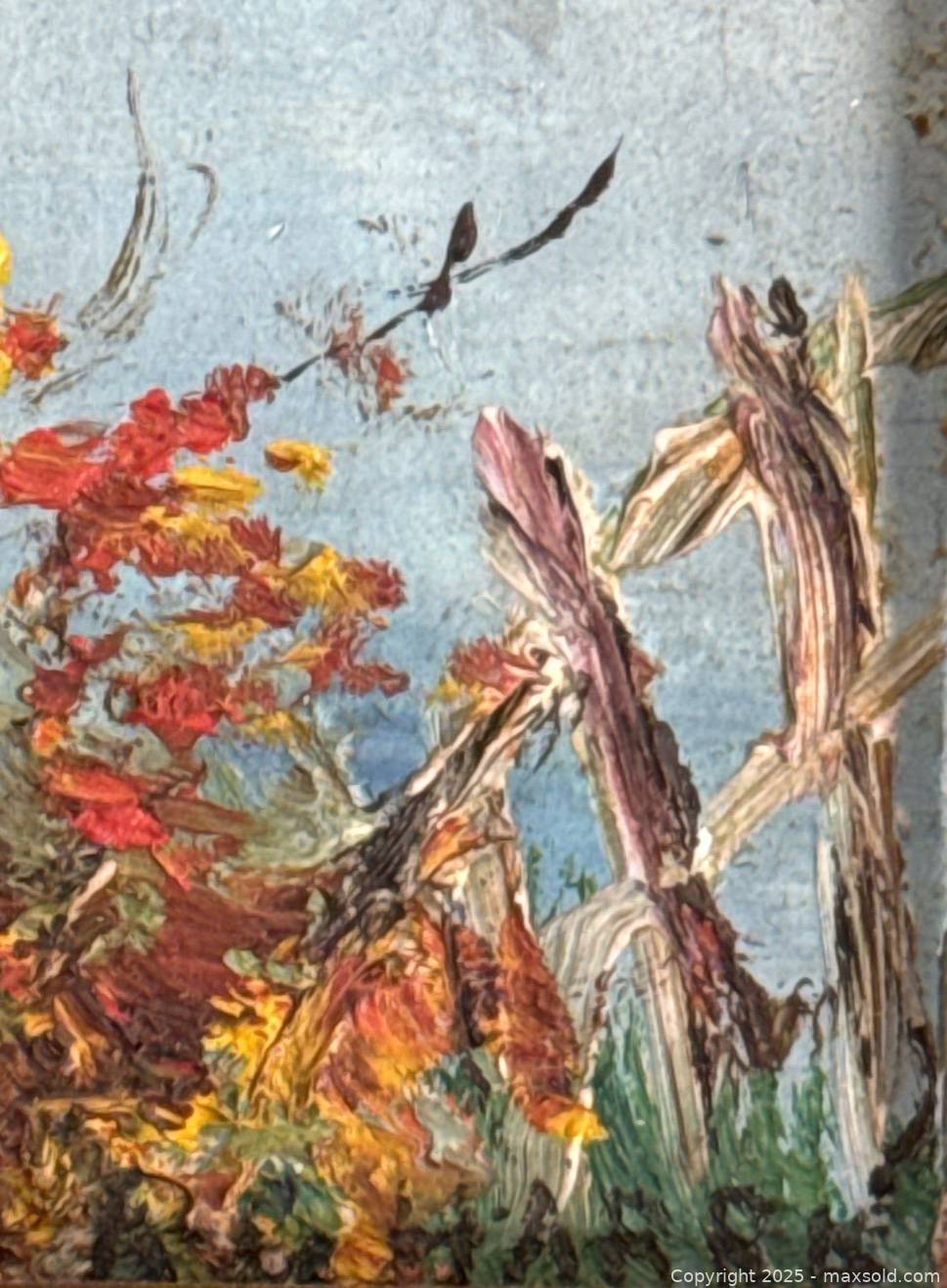 Signed R.G. Harris Oil Painting on Board | Maxsold