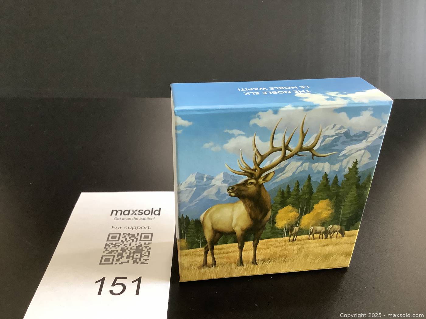 RCM $100 Fine Silver Elk Coin | Maxsold