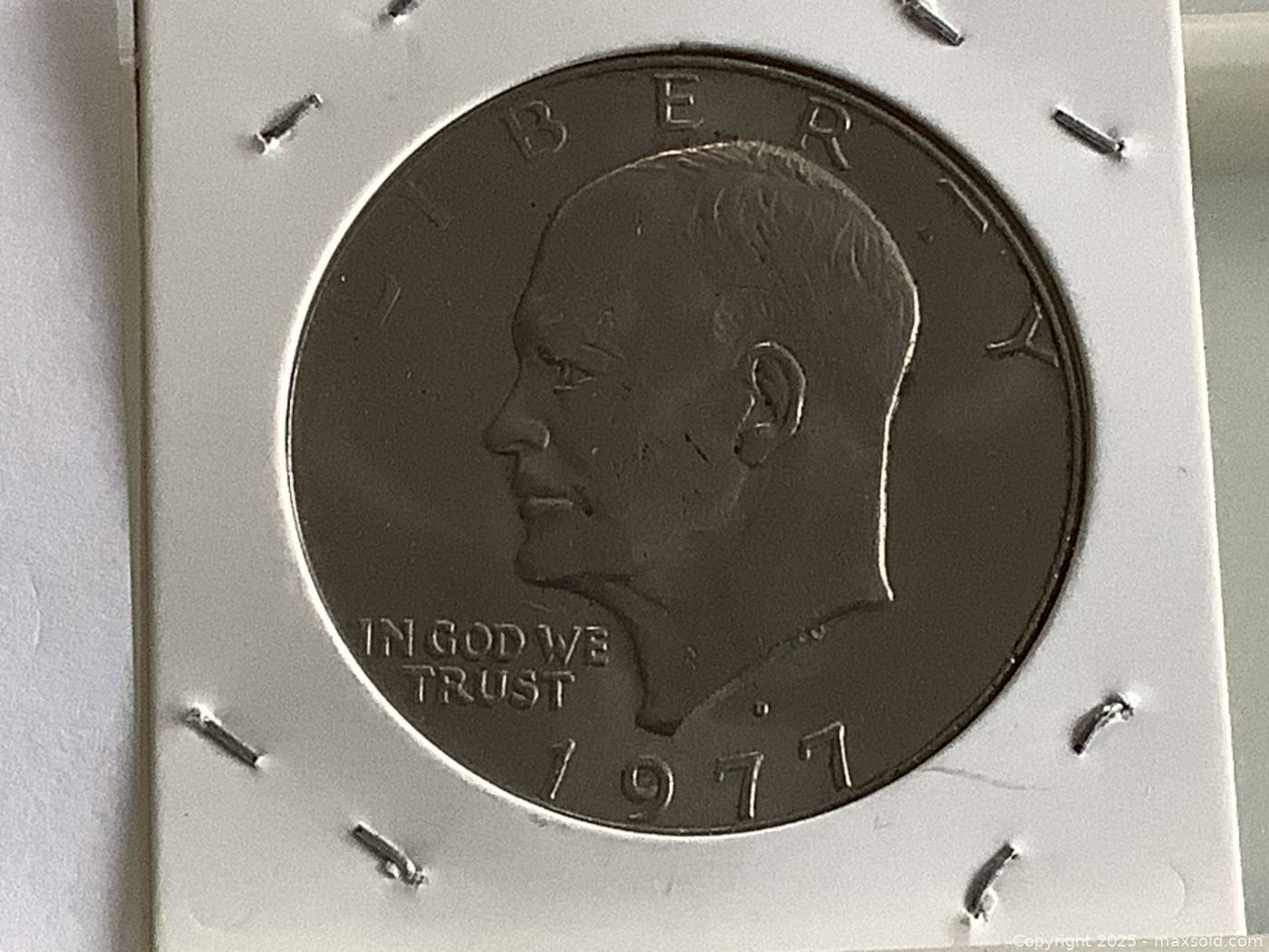 1977 Eisenhower One Dollar Coin | Maxsold