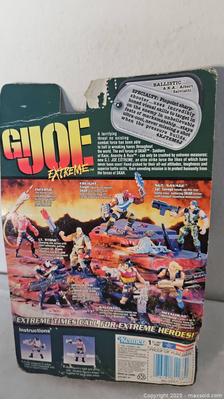 GI Joe Extreme Ballistic action figure | Maxsold