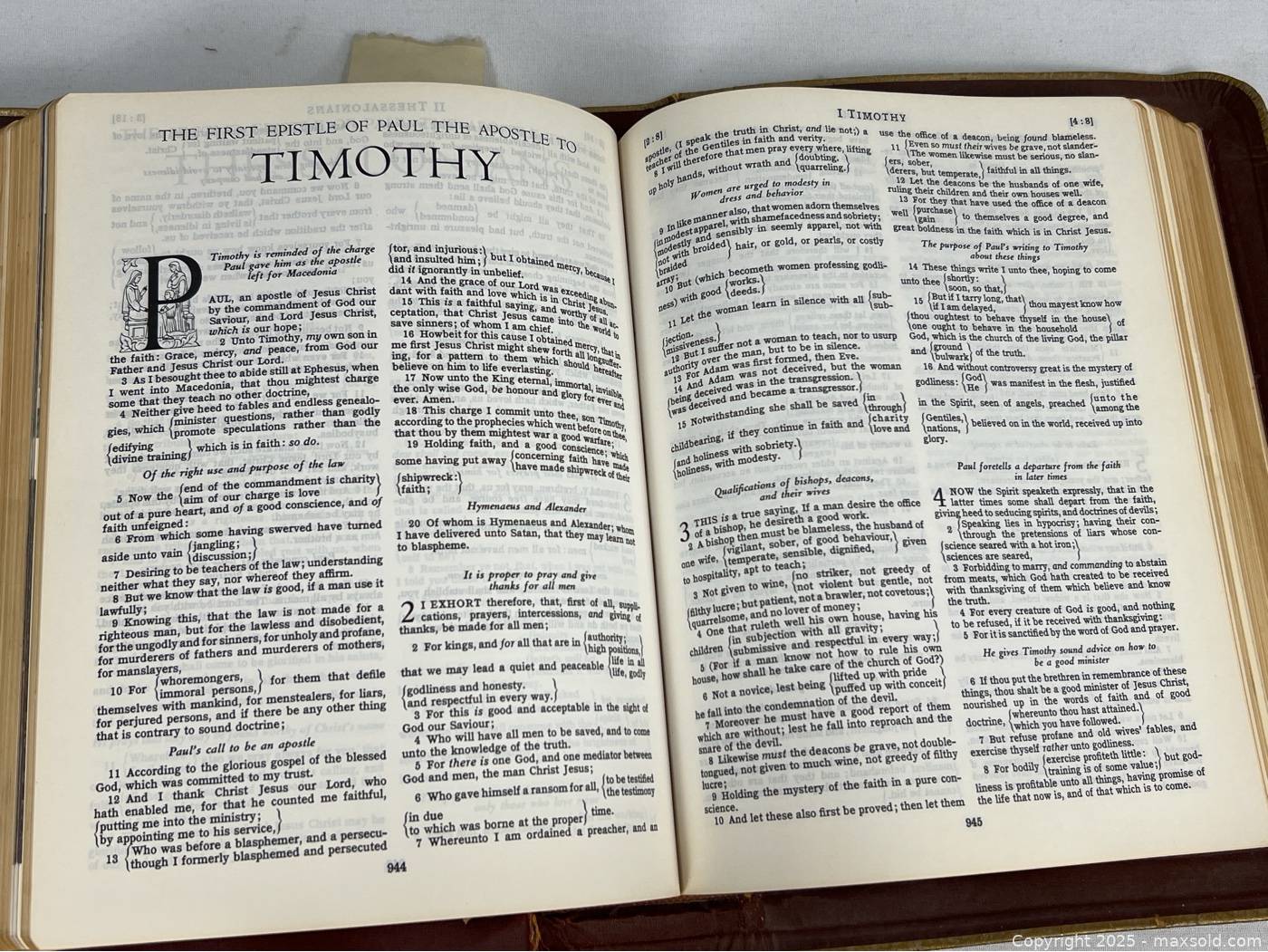 1961 KJV King of Kings Clarified Edition Bible | Maxsold