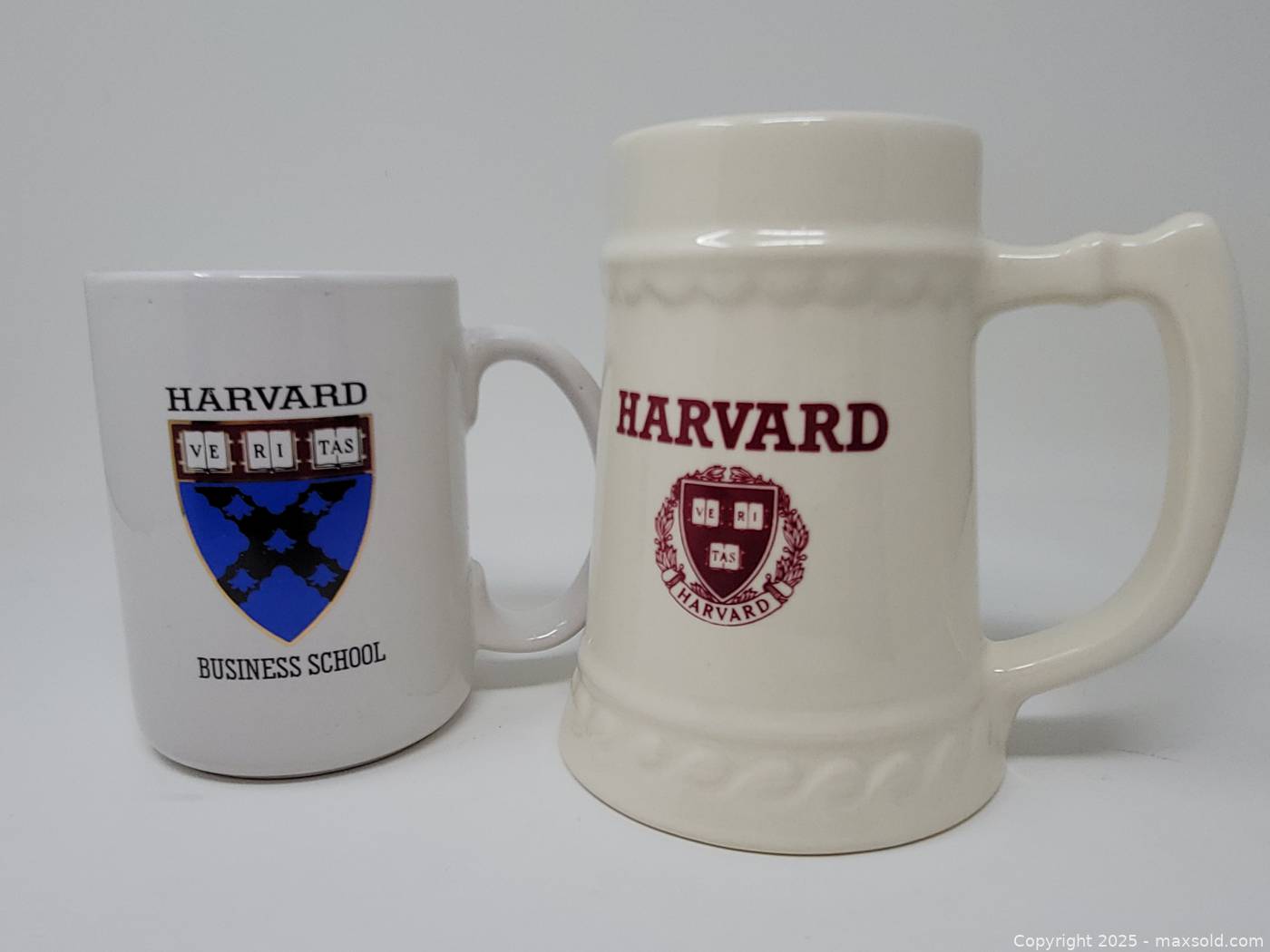 Harvard tankard and Harvard Business School mug | Maxsold