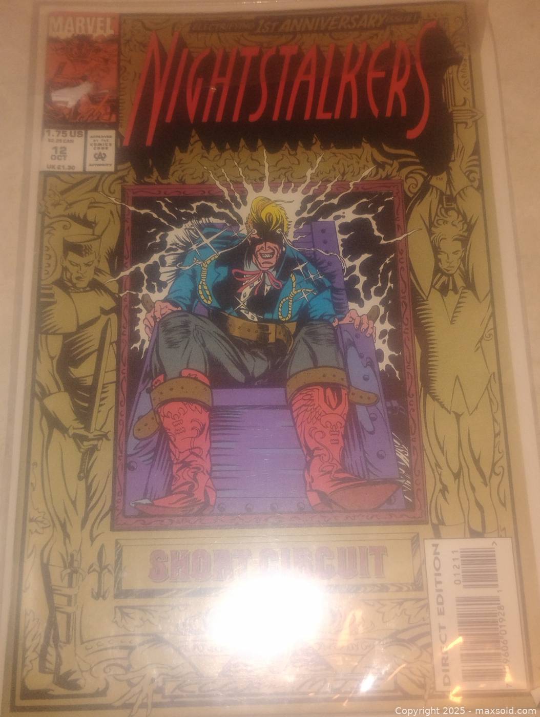 Marvel Nightstalkers 1st Anniversary Gold Foil Edition comic | Maxsold