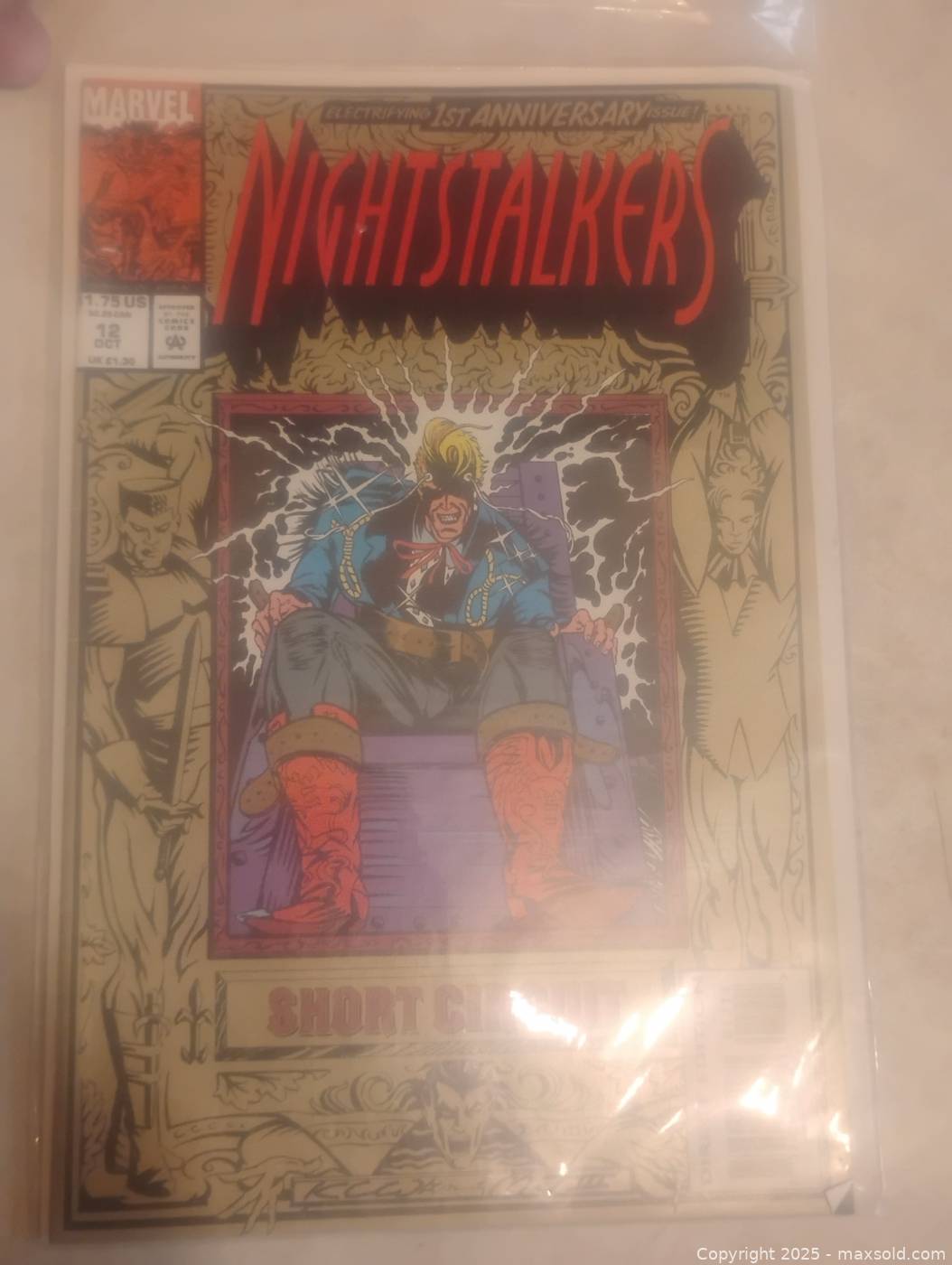 Marvel Nightstalkers 1st Anniversary Gold Foil Edition comic | Maxsold