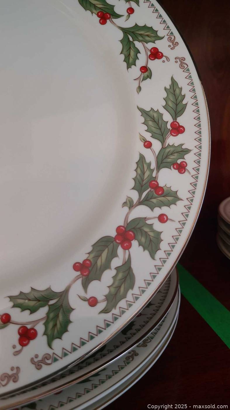 The Cellar Majestic Holly dinner plates | Maxsold