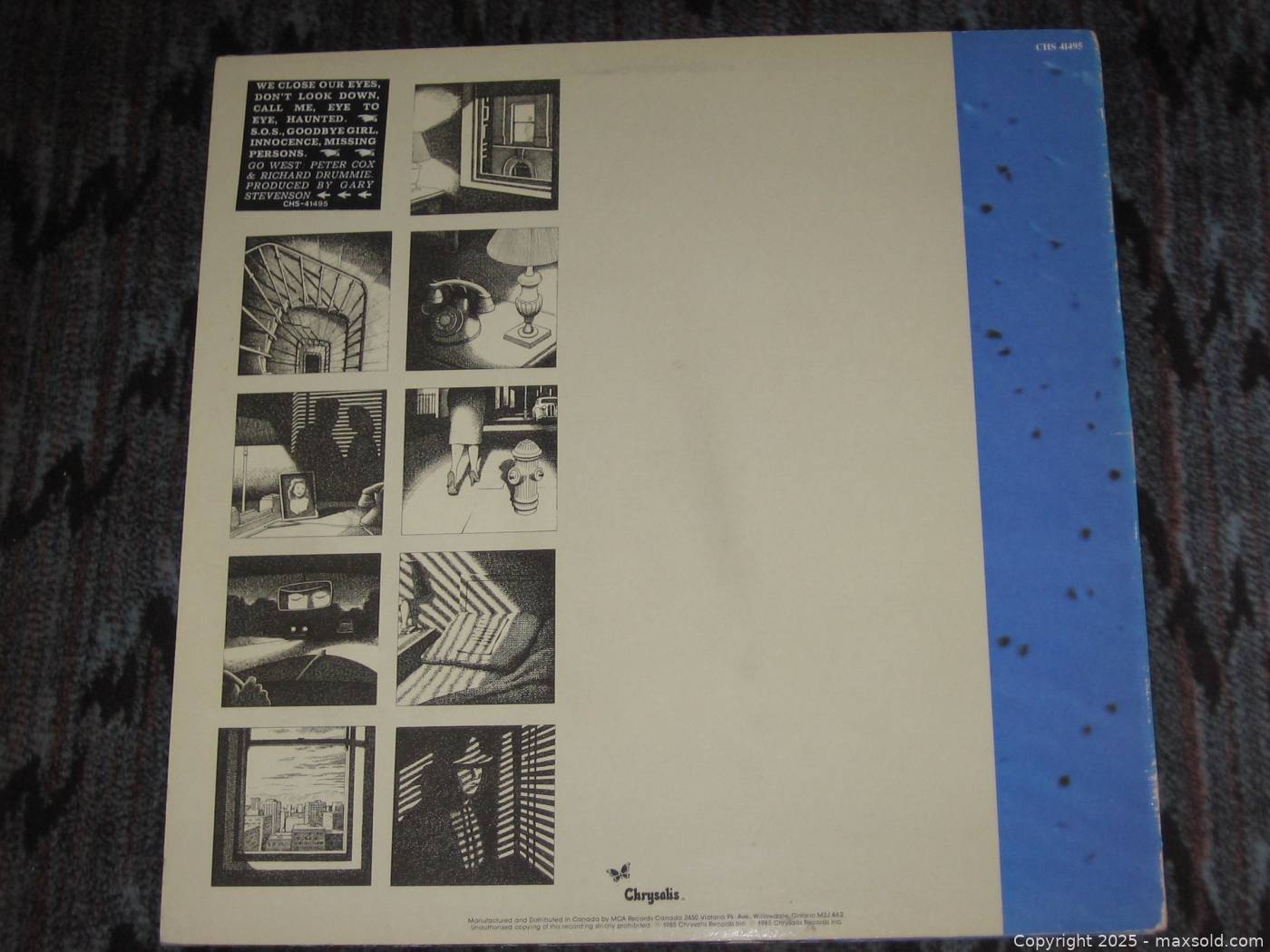 Go West 1985 debut vinyl LP | Maxsold