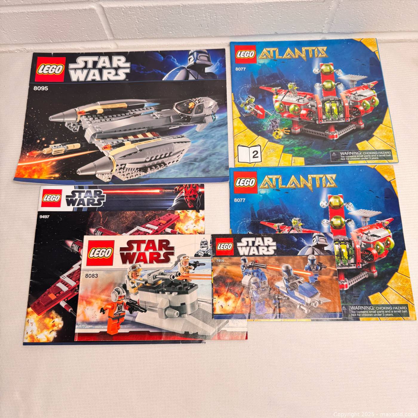 LEGO instruction booklets lot, 11 pieces | Maxsold