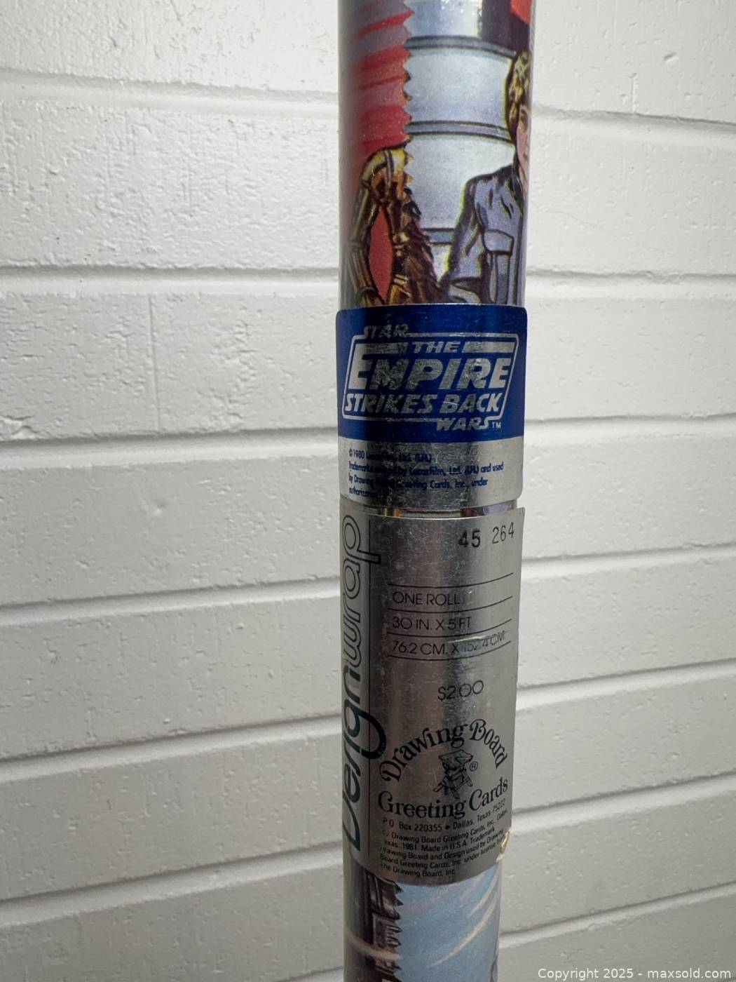 1981 Star Wars Empire Strikes Back wrap | Maxsold