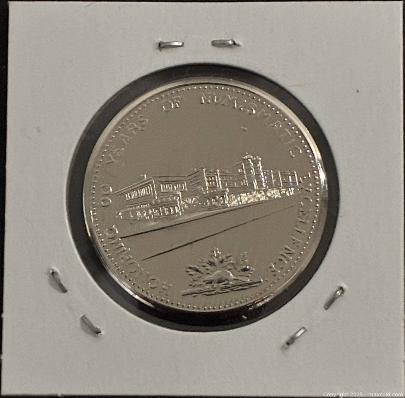1908-1968 Royal Canadian Mint 60th Anniversary nickel token | Maxsold