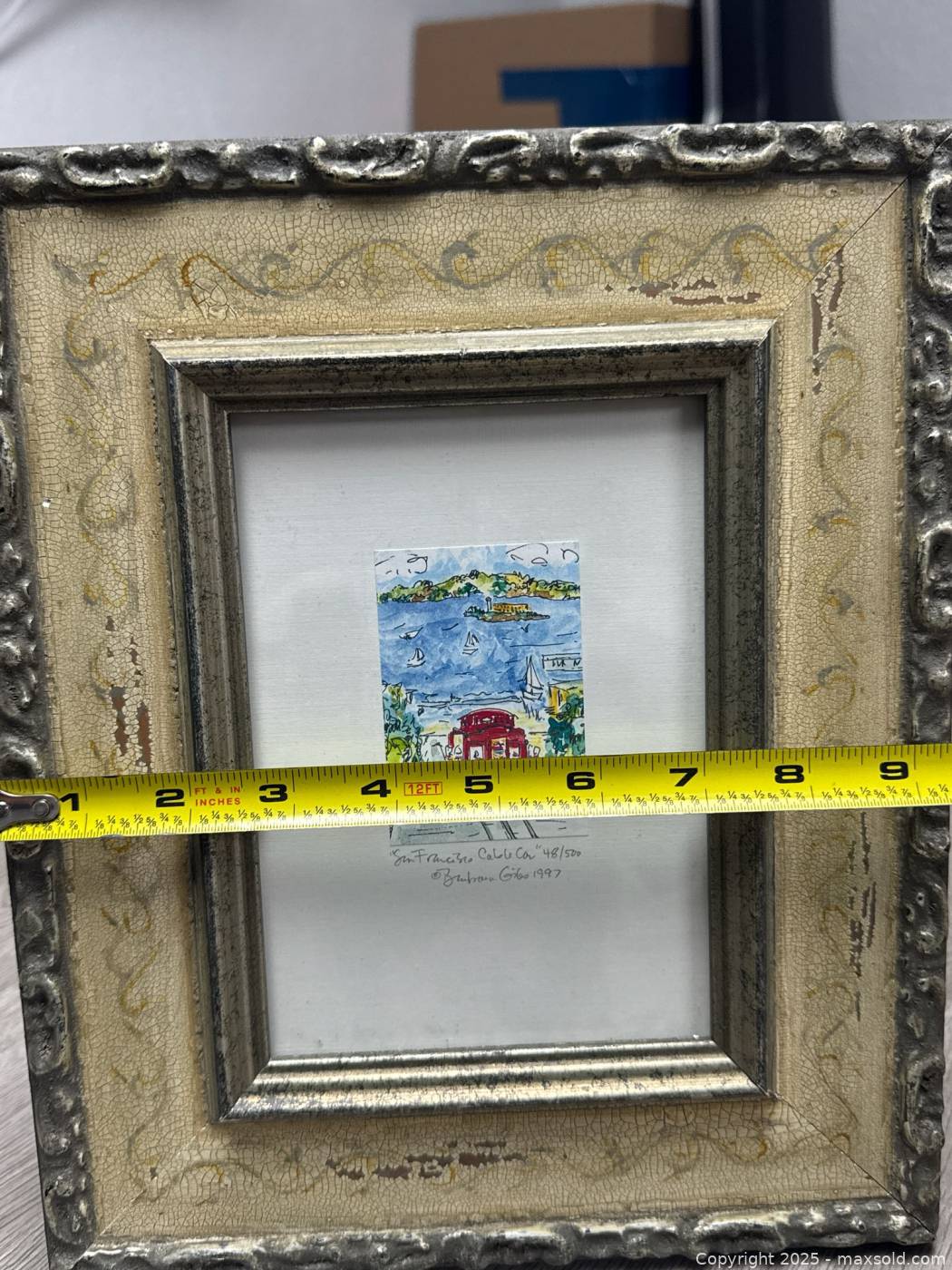 Barbara Giles framed limited edition miniature print | Maxsold