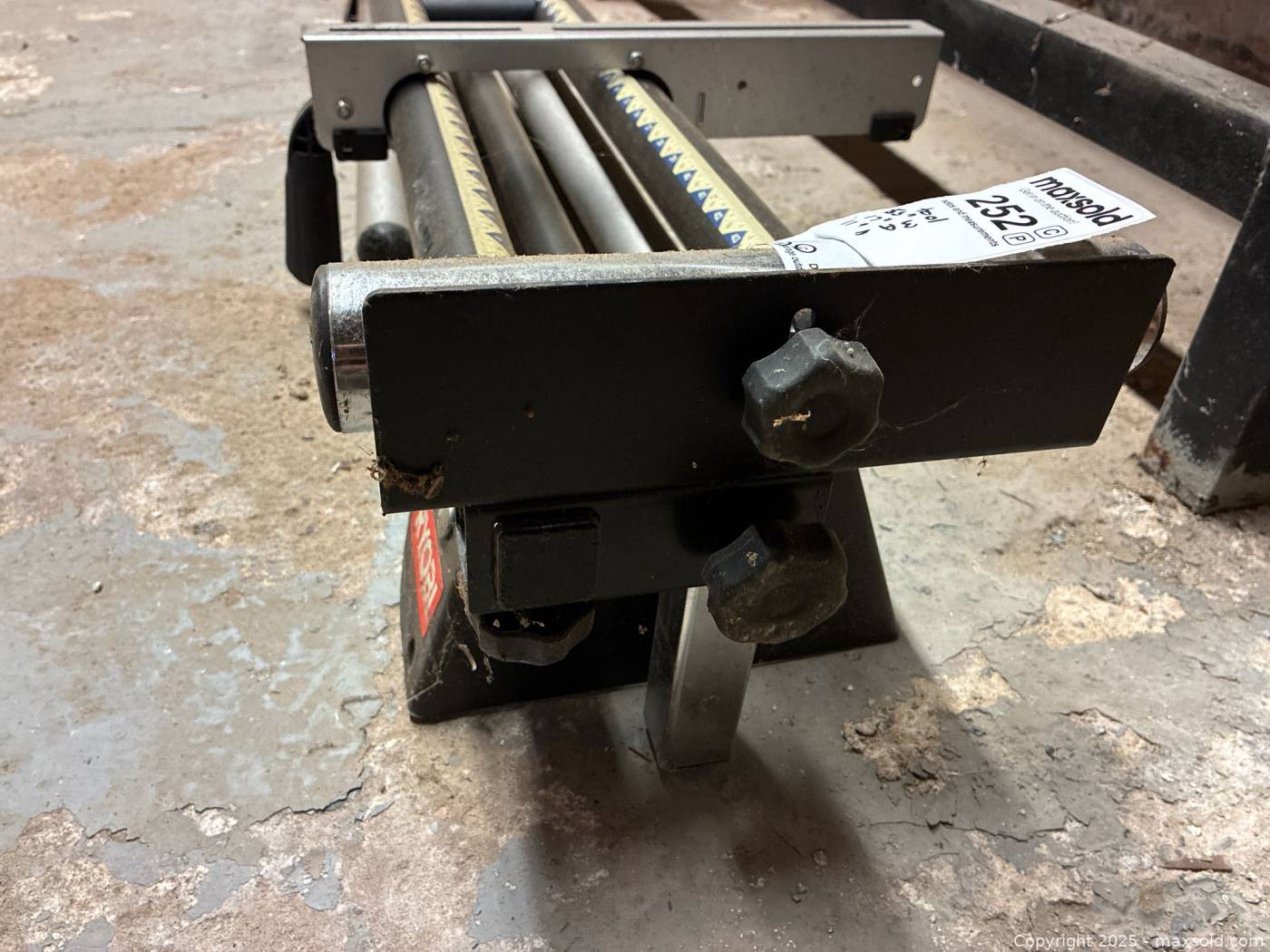 Ryobi adjustable miter saw stand frame with extension arms and roller ...
