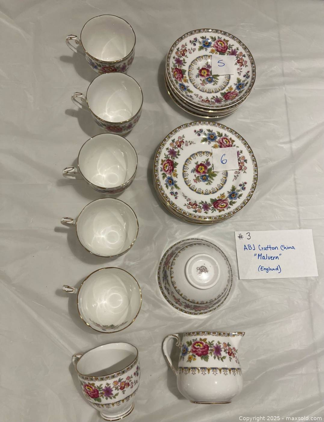 ABJ Crofton Malvern porcelain tea set | Maxsold