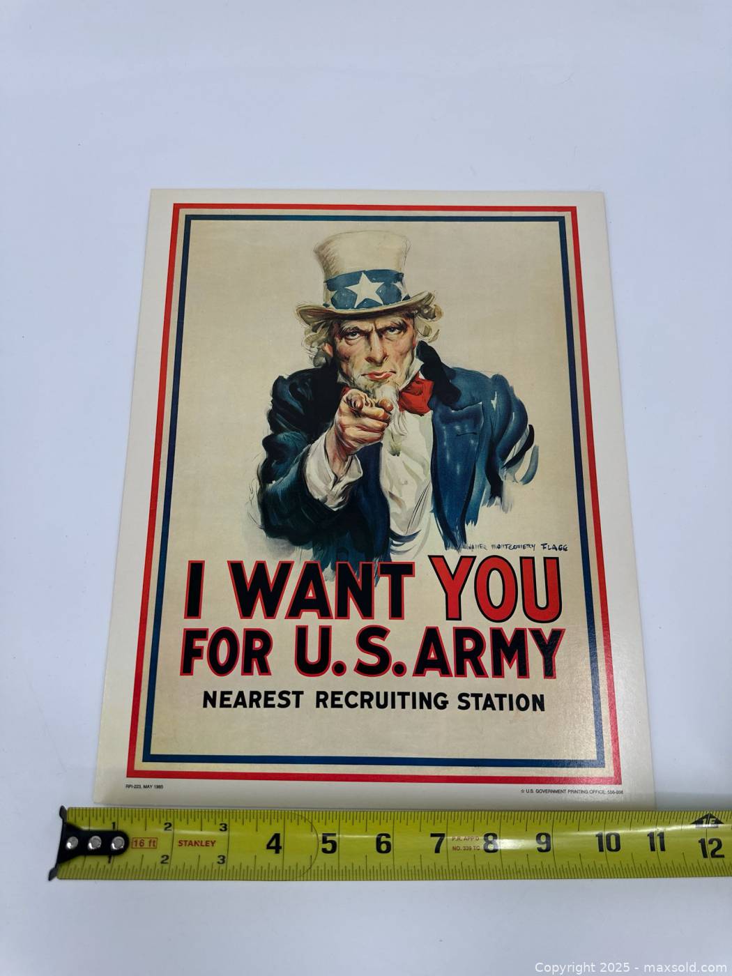 12 Uncle Sam “I Want You” recruitment posters | Maxsold