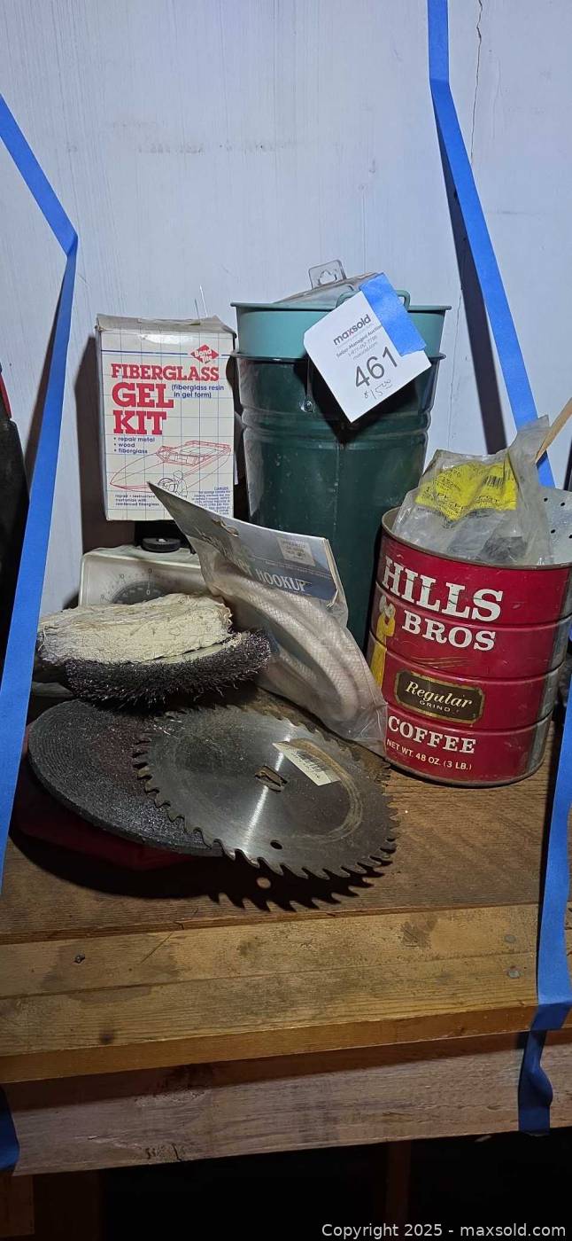 Router Bit Set, Saw Blades, Wheels, Hose | Maxsold