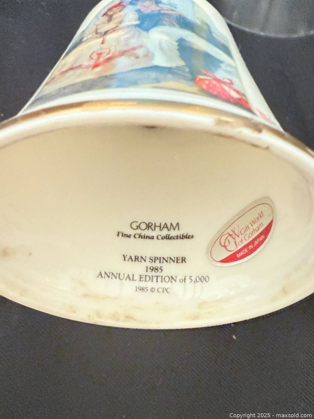 3 handbells Gorham fine china & glass | Maxsold