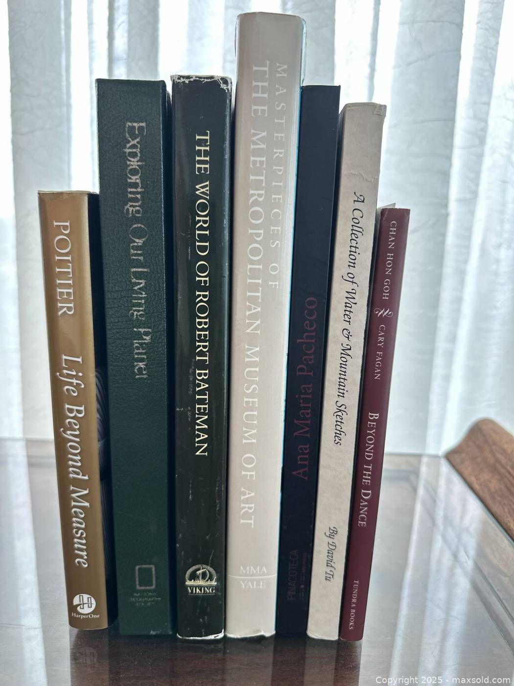 Seven Art And Biography Books | Maxsold