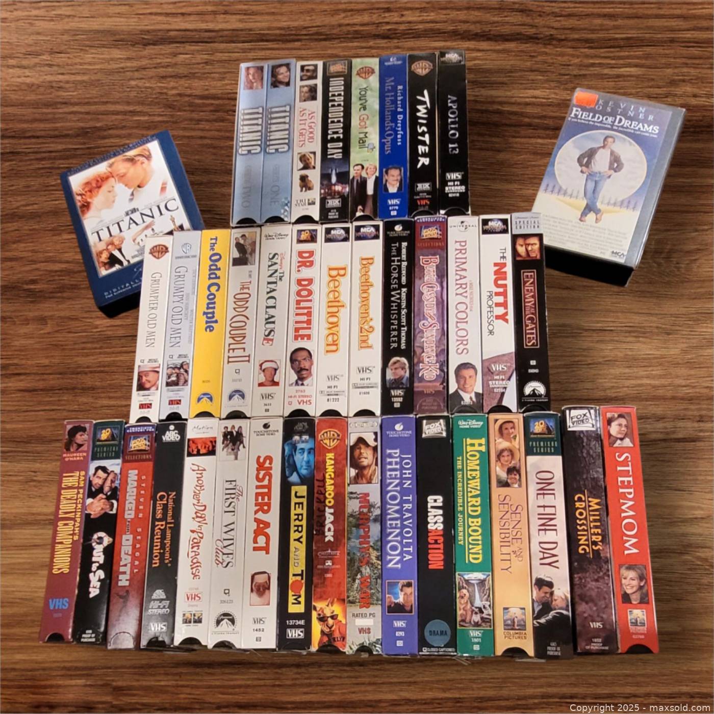 Over 40 VHS movie tapes plus Titanic 3-CD set | Maxsold