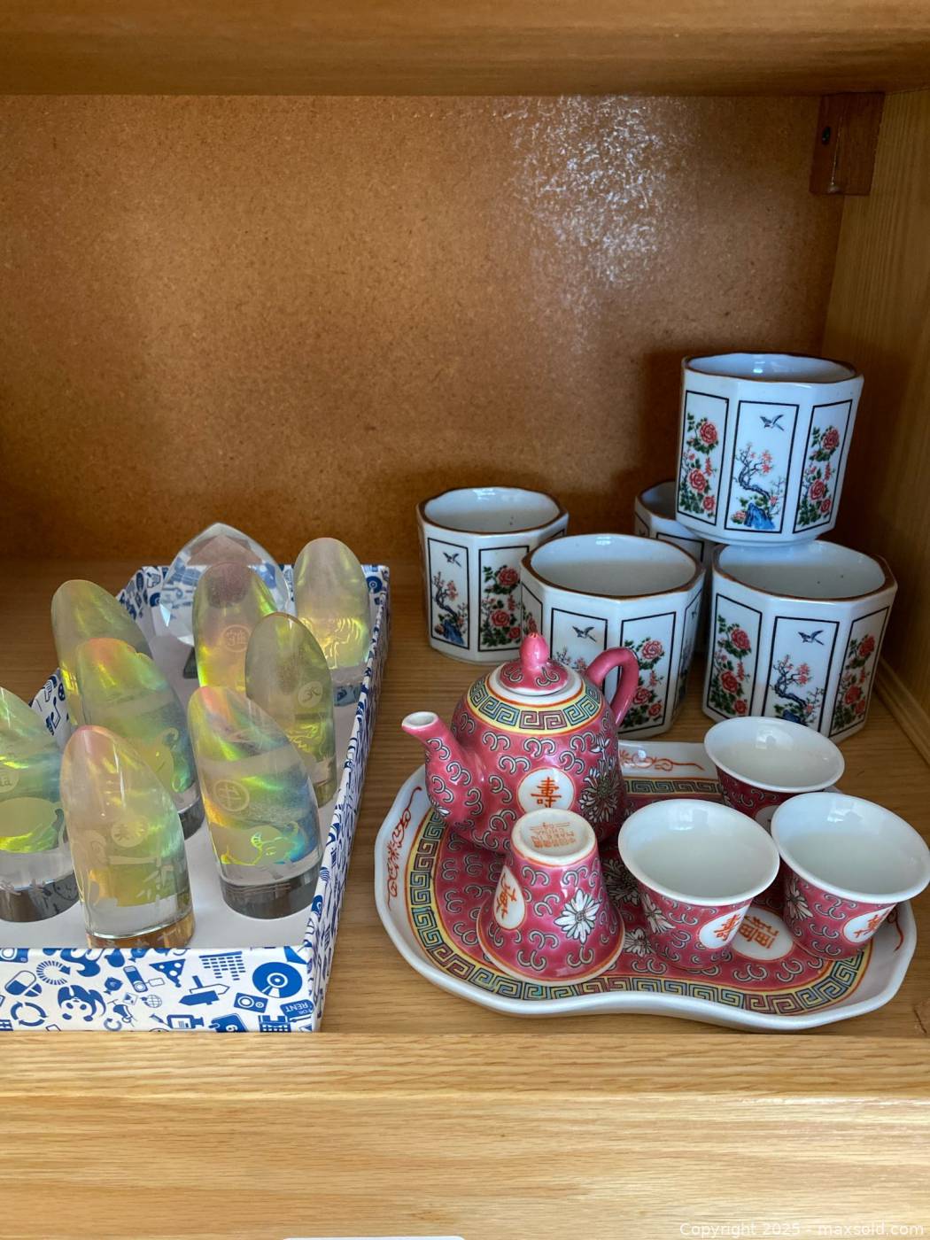Chinese Porcelain Tea Sets, Octagonal Cups, Acrylic Obelisks, Japanese ...