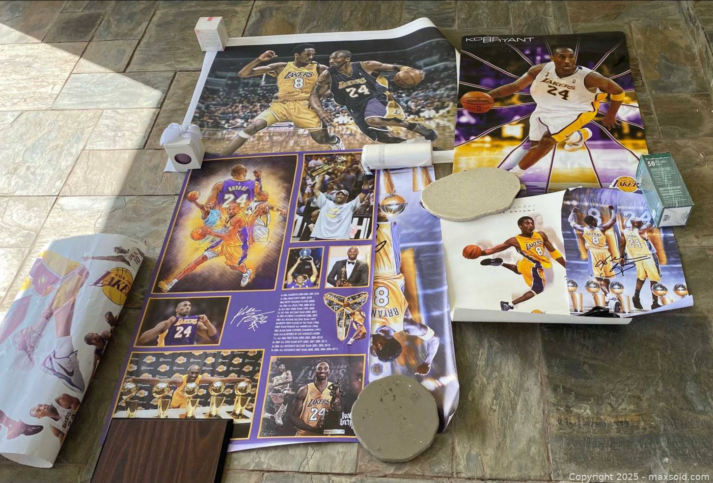 Kobe Bryant posters and sticker decals | Maxsold