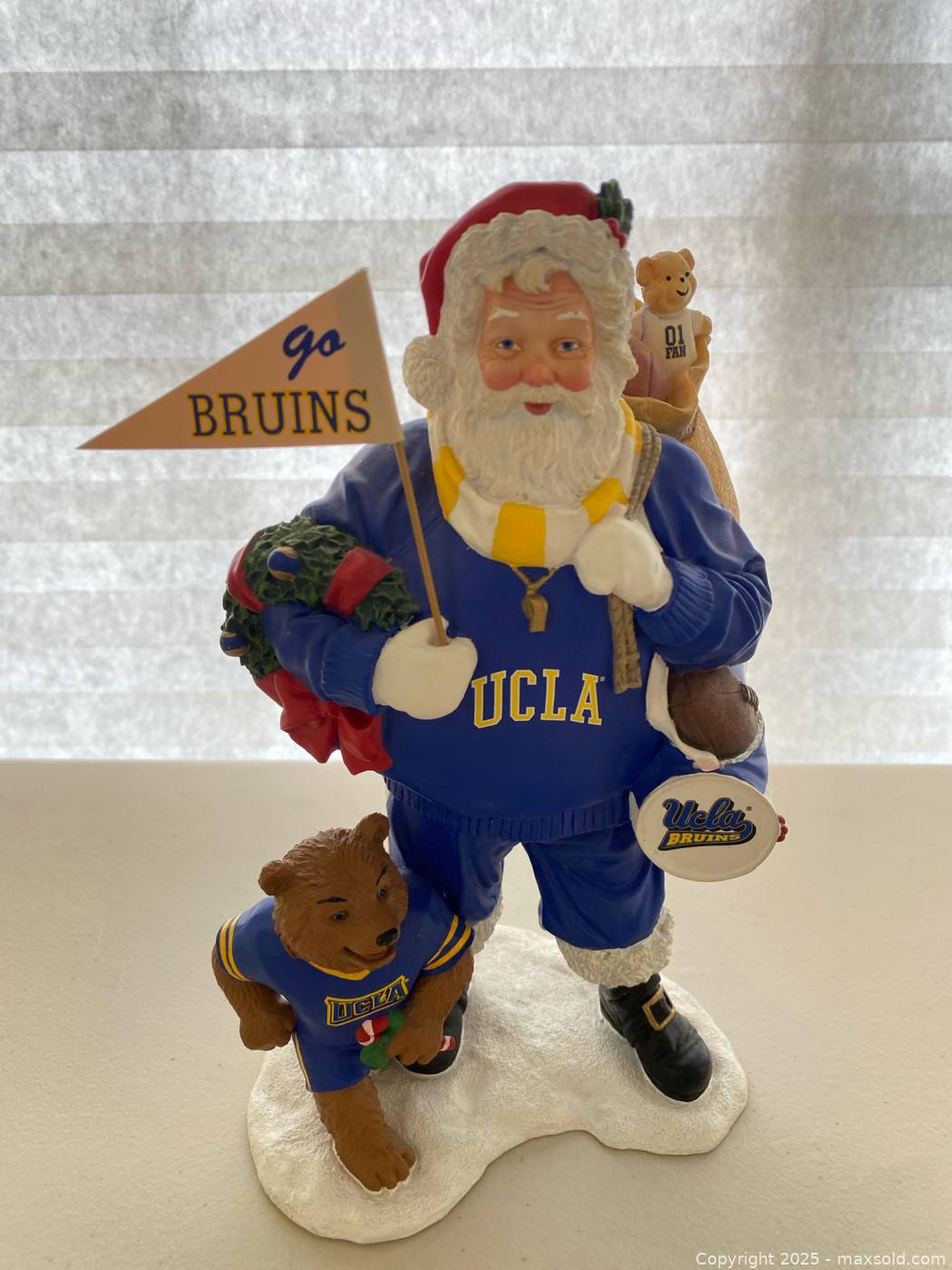 Danbury Mint Limited Edition UCLA Santa Statue | Maxsold