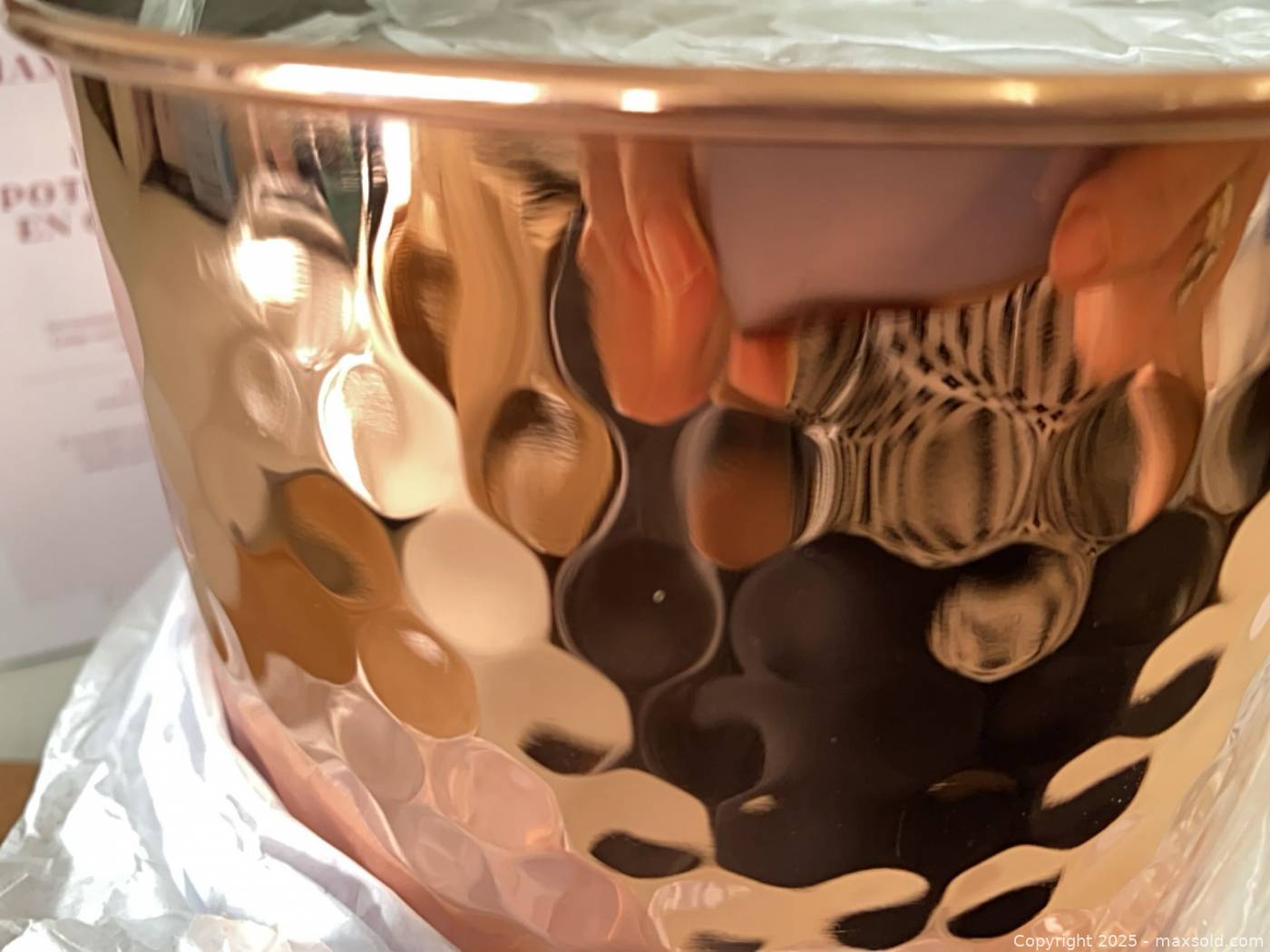 Hammered Copper Canisters, Spoon Rest, Salt Kit, Elixir Bottle | Maxsold