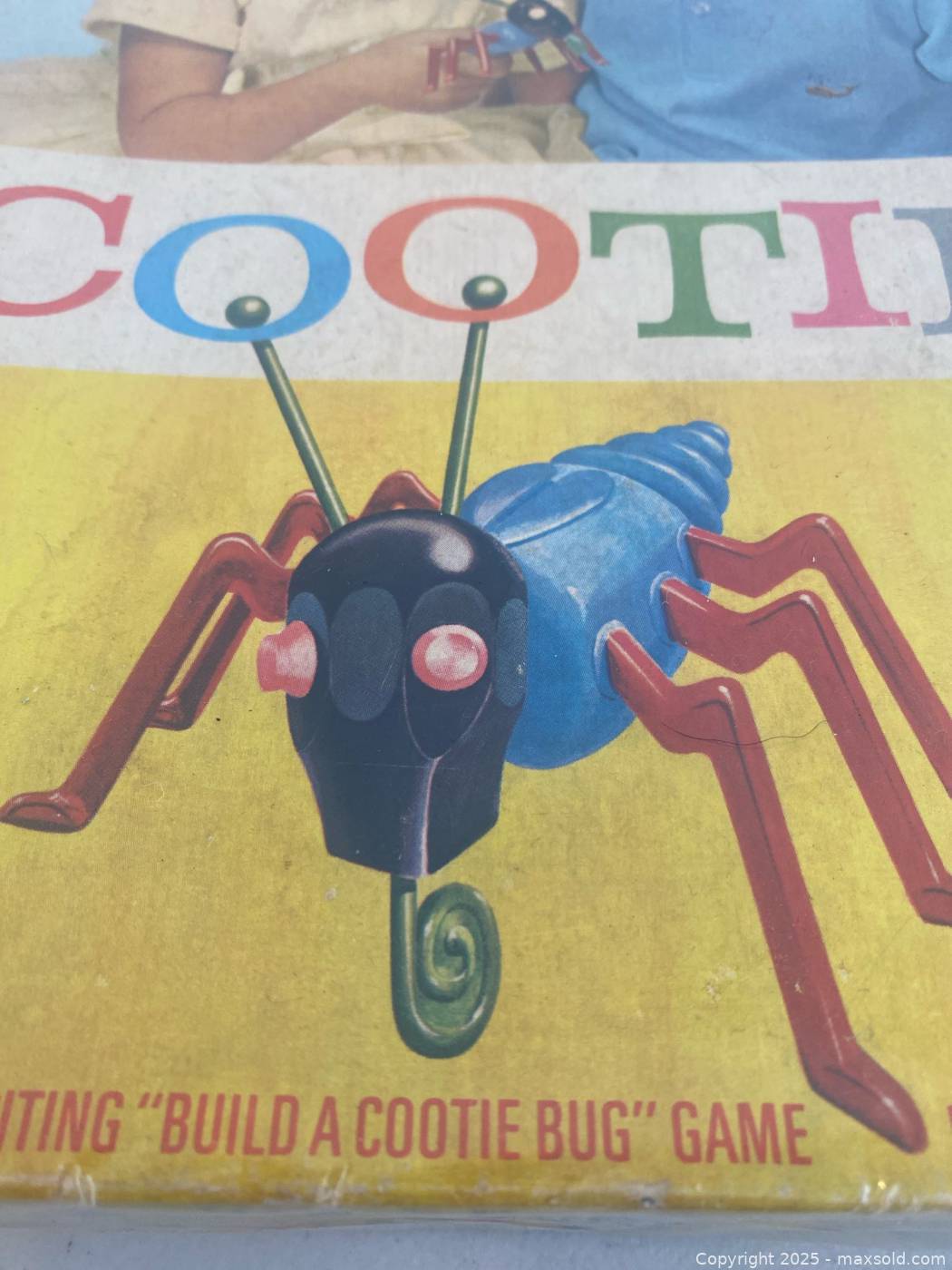 Vintage Cootie Bug board game in original sealed box | Maxsold