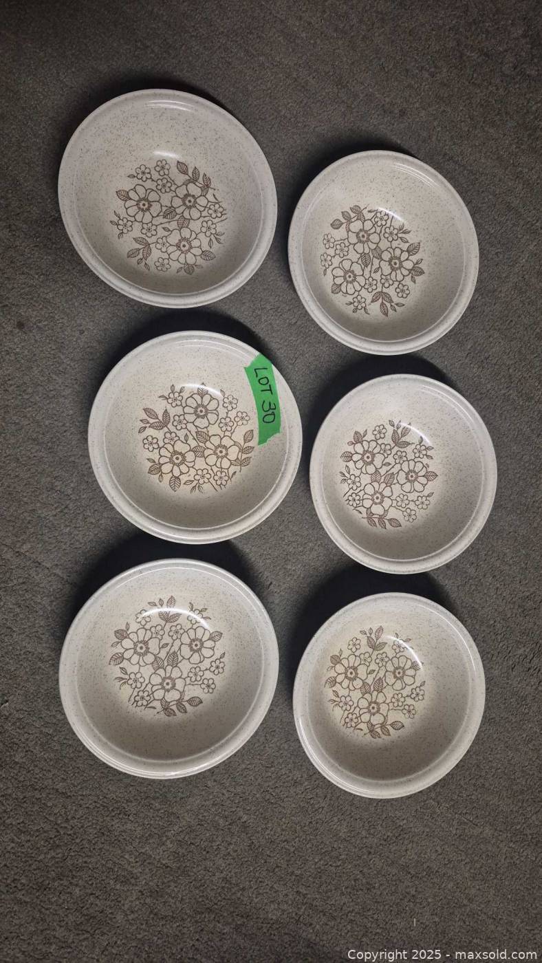 John Tams Banquet cereal bowls, set of 6 | Maxsold