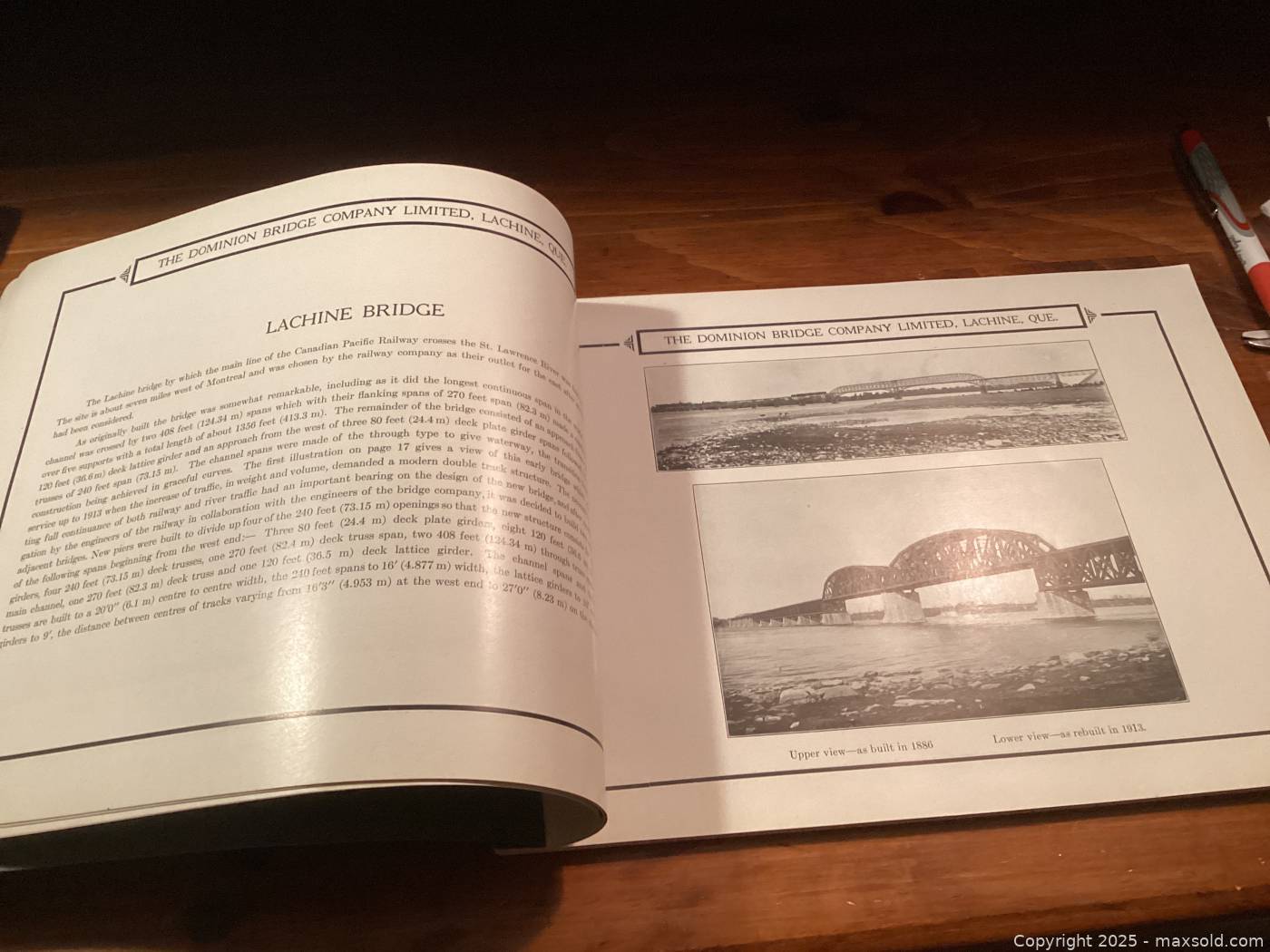 1915 Dominion Bridge Bridges & Steel Structures catalogue | Maxsold