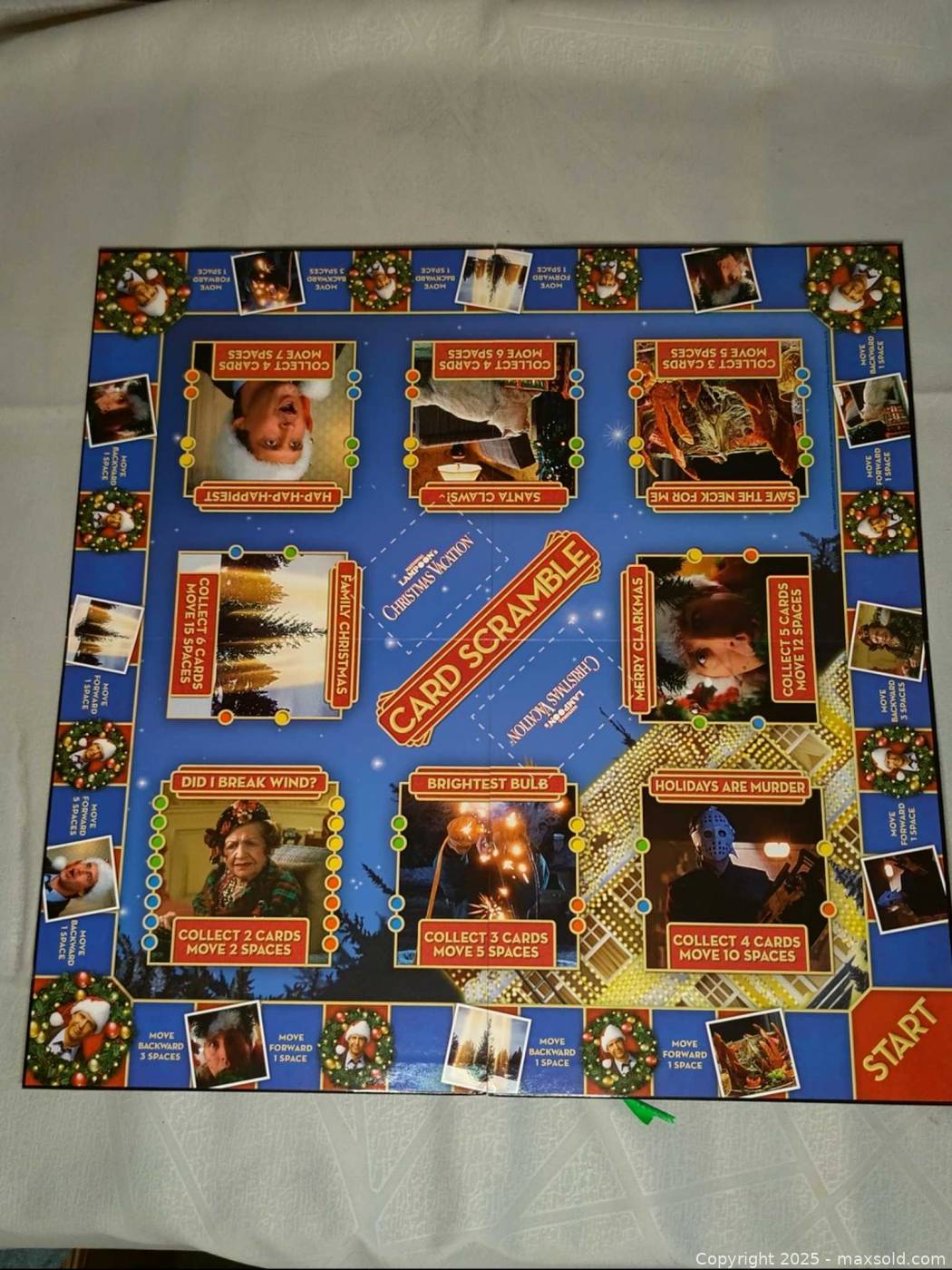 Christmas Vacation Card Scramble board game | Maxsold