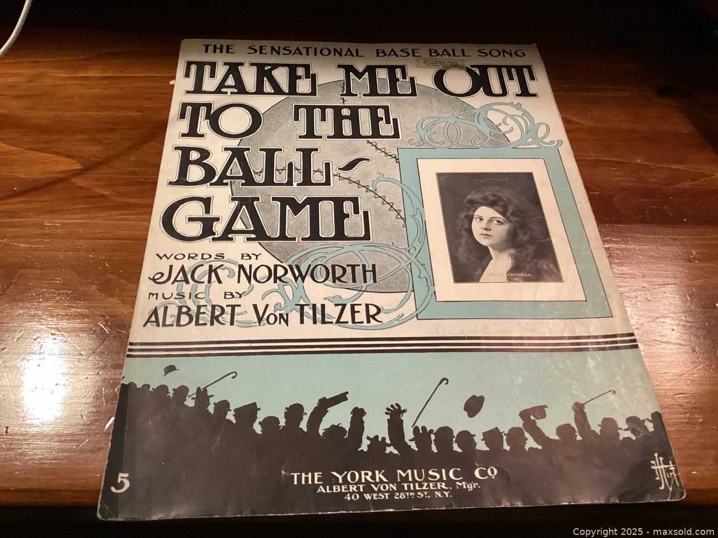 Vintage 1918 “Take Me Out To The Ball-Game” sheet music | Maxsold