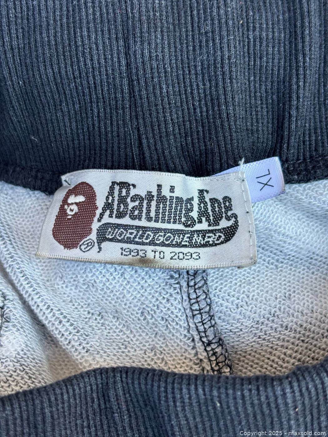 A Bathing Ape camo shark track pants XL | Maxsold