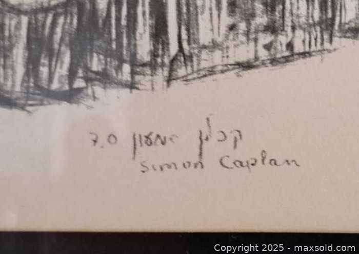 Simon Caplan 15 Sketches With Folder | Maxsold
