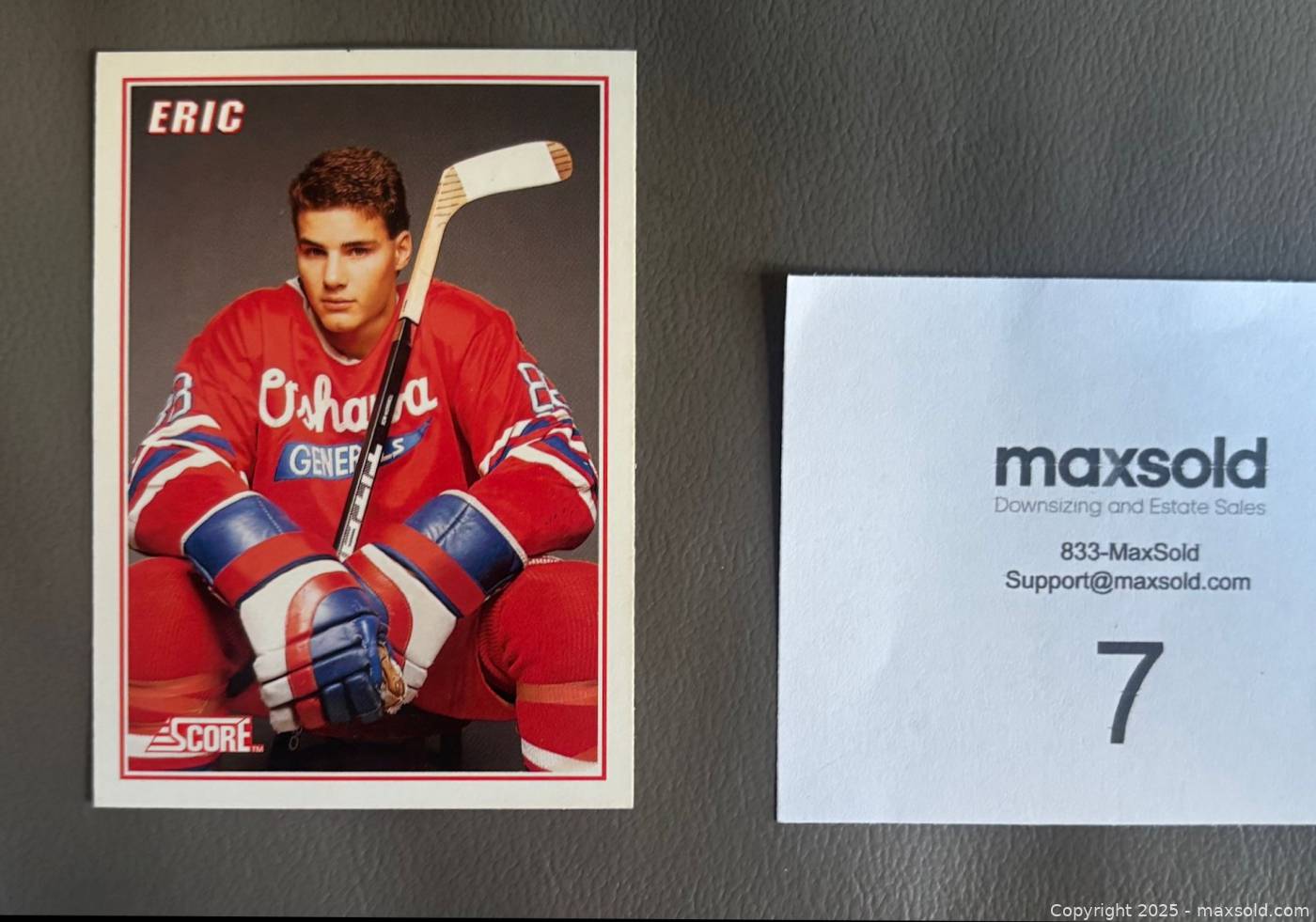 1990 Score Eric Lindros Autographed Rookie Card | Maxsold