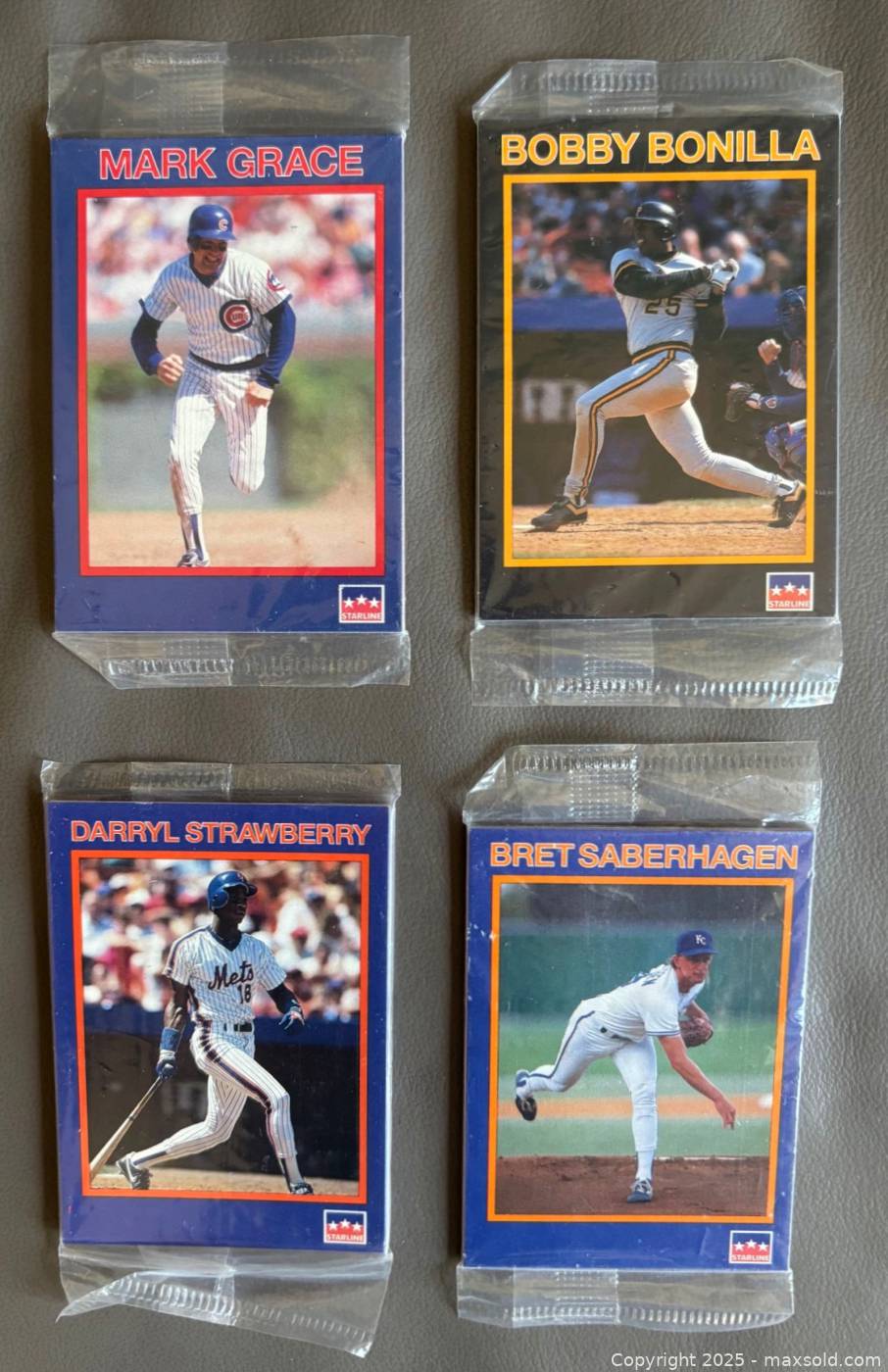 1990 Long John Silver's Superstar Baseball Cards 8 Sealed Packs | Maxsold