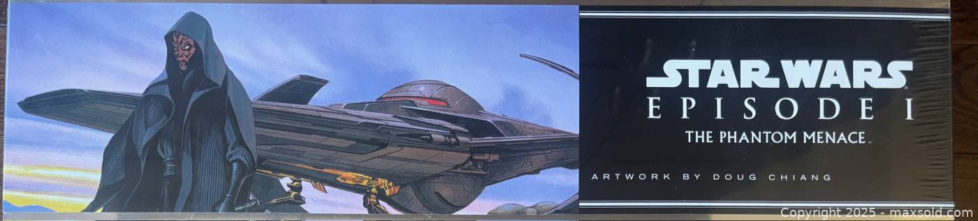 1999 sealed Star Wars Episode I lithograph set | Maxsold