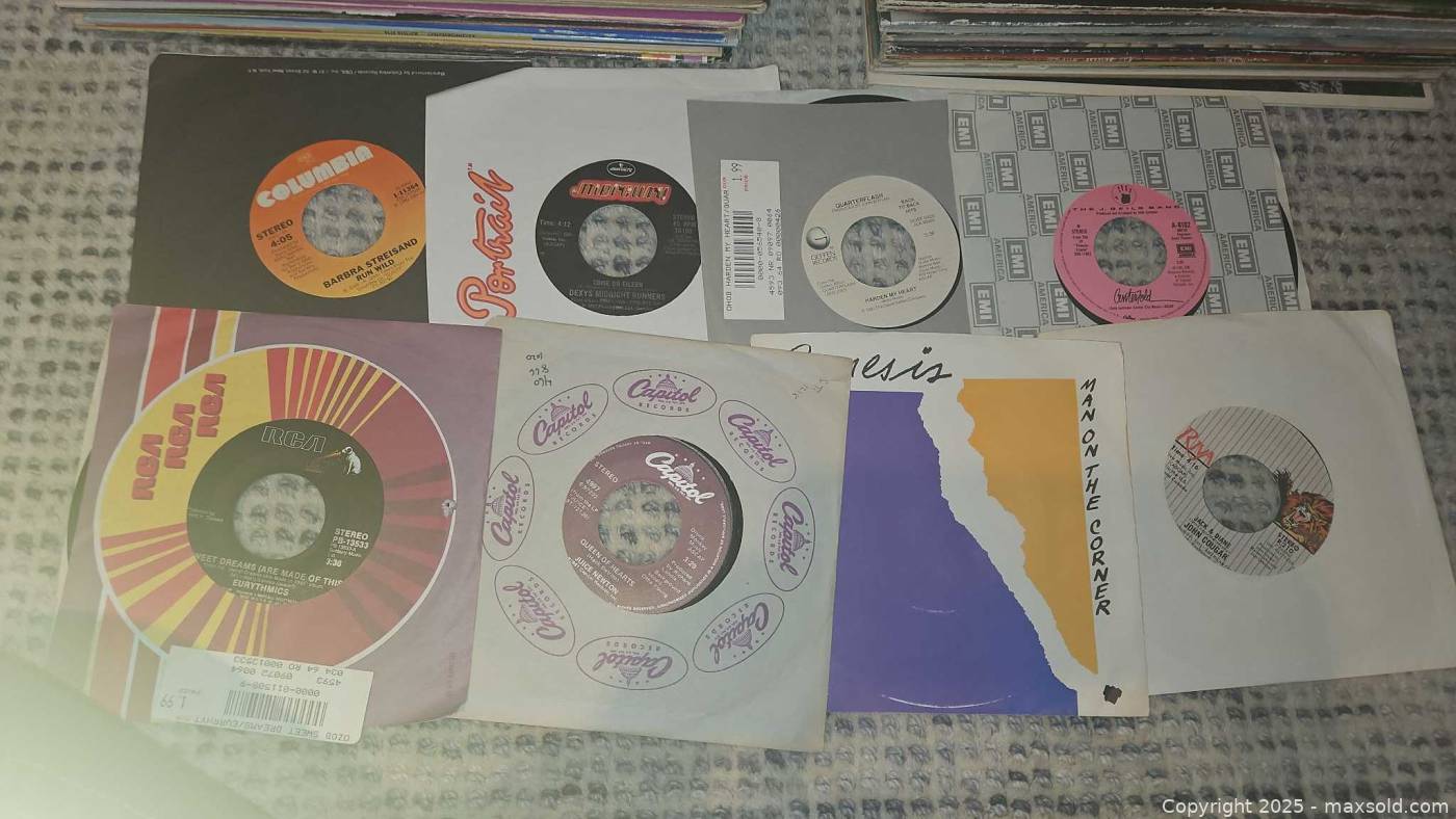 Vinyl record albums and 45 rpm singles | Maxsold