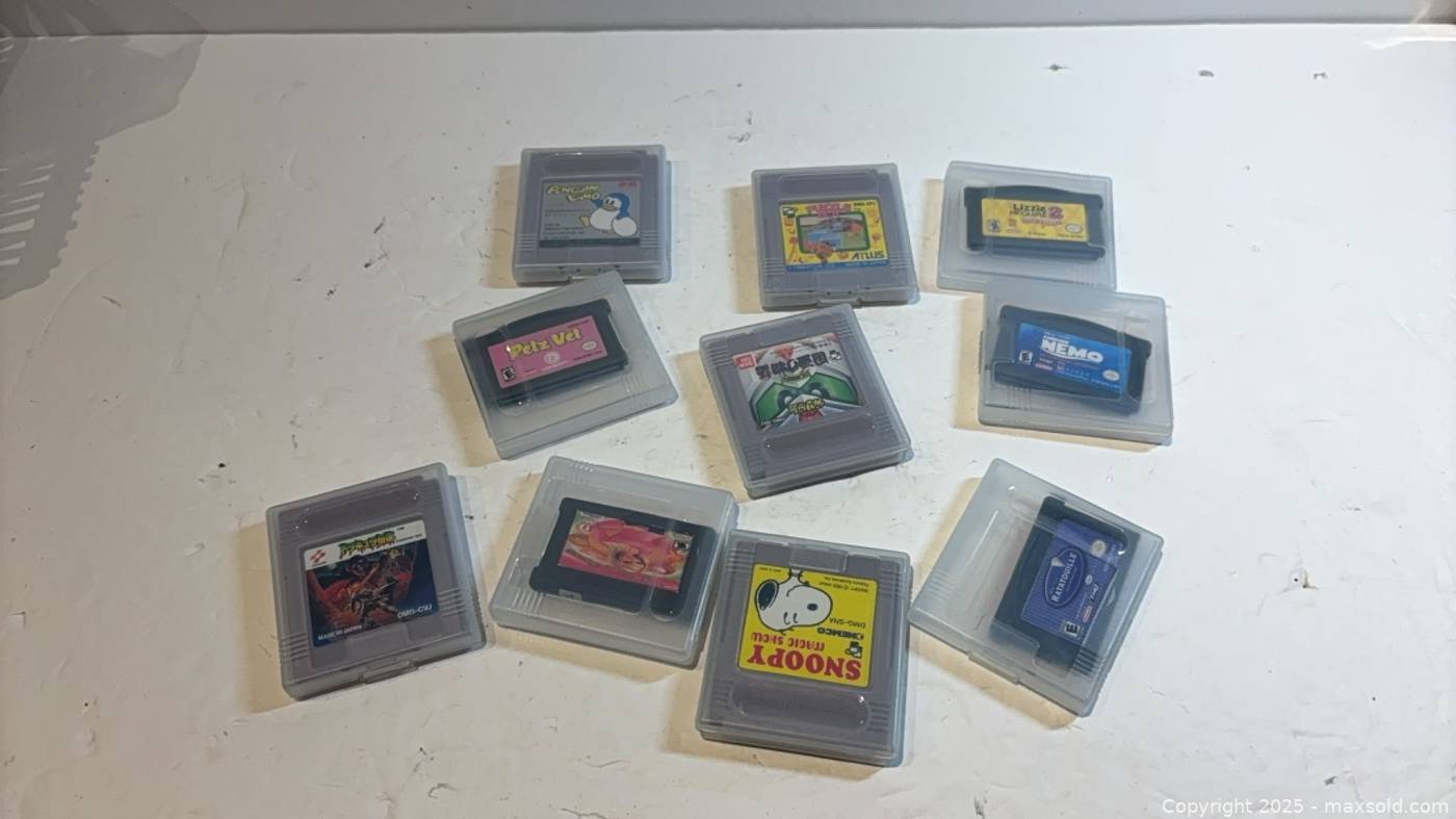 10 Nintendo Game Boy Cartridge Games | Maxsold