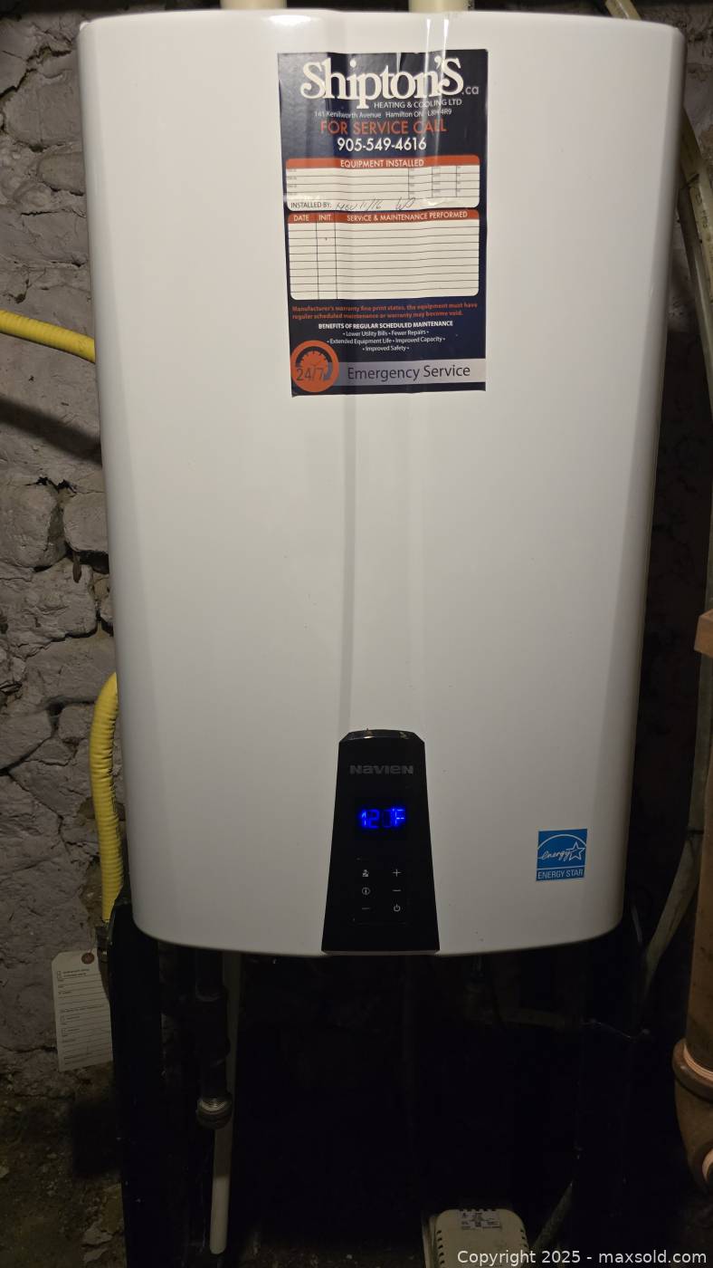 Navien NPE-180A on-demand gas water heater | Maxsold